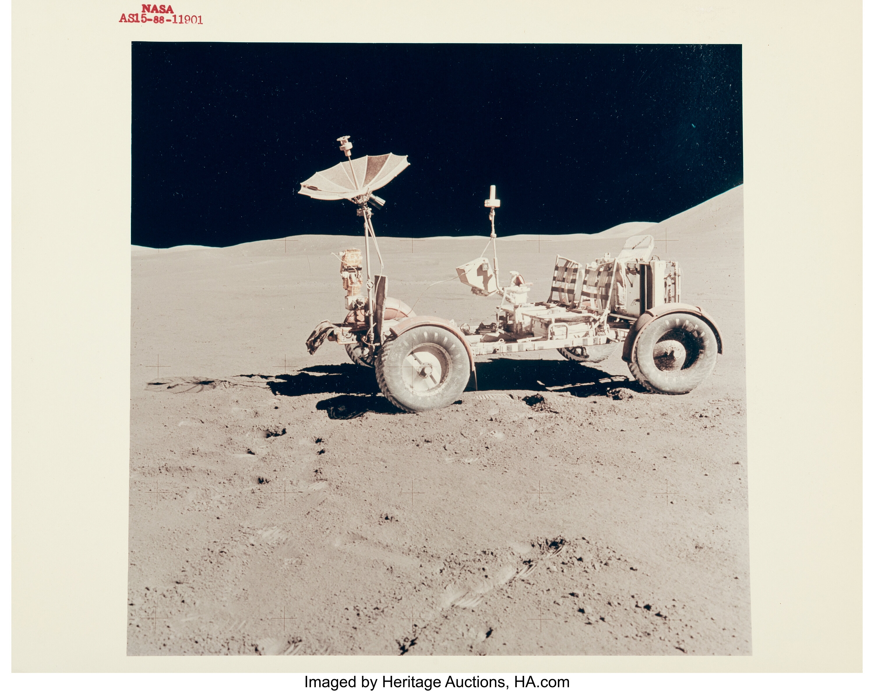 Apollo 15 Vintage NASA "Red Number" Color Photo, Image | Lot #71127 ...