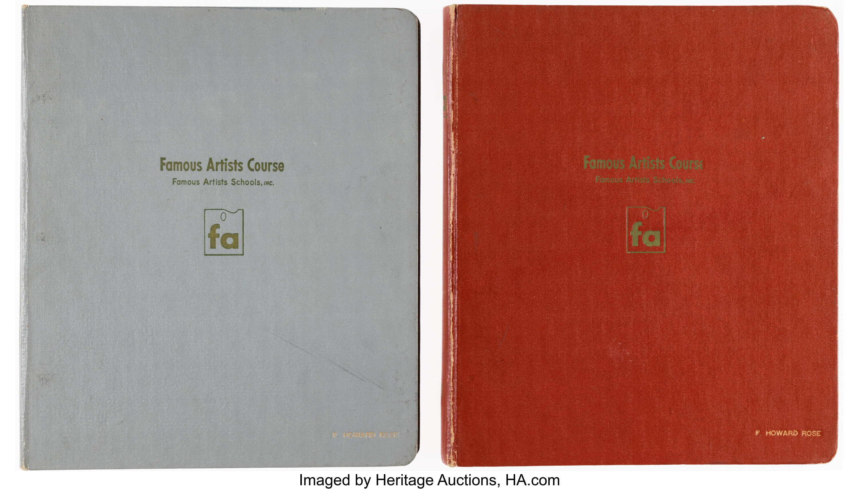Famous Artists Cartoon Course Group of 2 Binders (Famous Artist | Lot ...