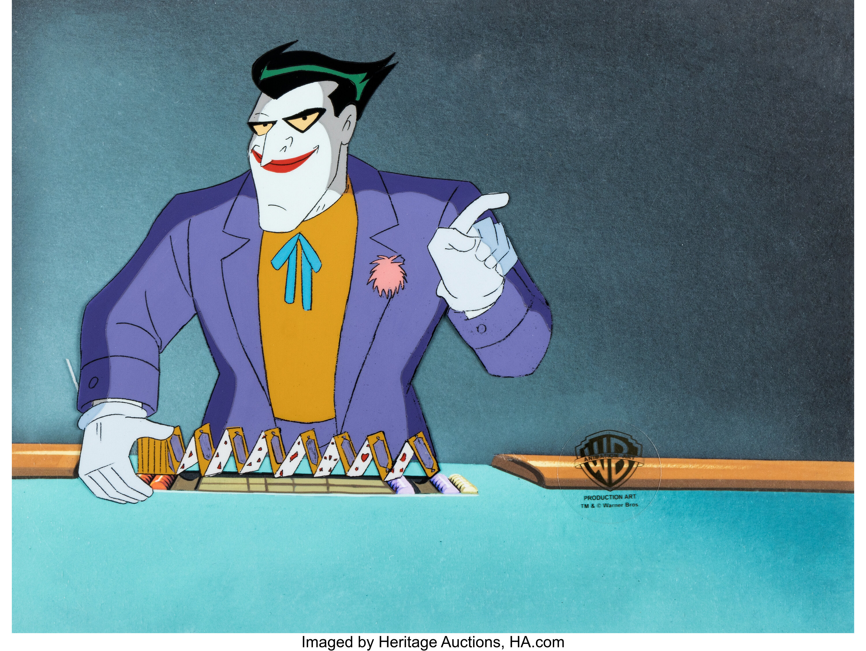 Batman: The Animated Series "Joker's Wild" Joker Production Cel | Lot ...