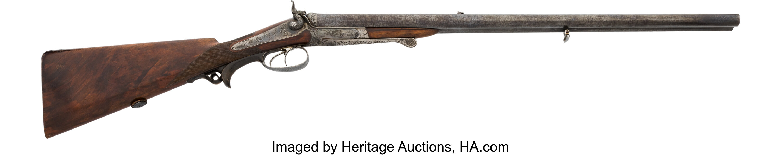 Johann Springer Hammer Large Bore Double Rifle.. ... Long Guns | Lot ...