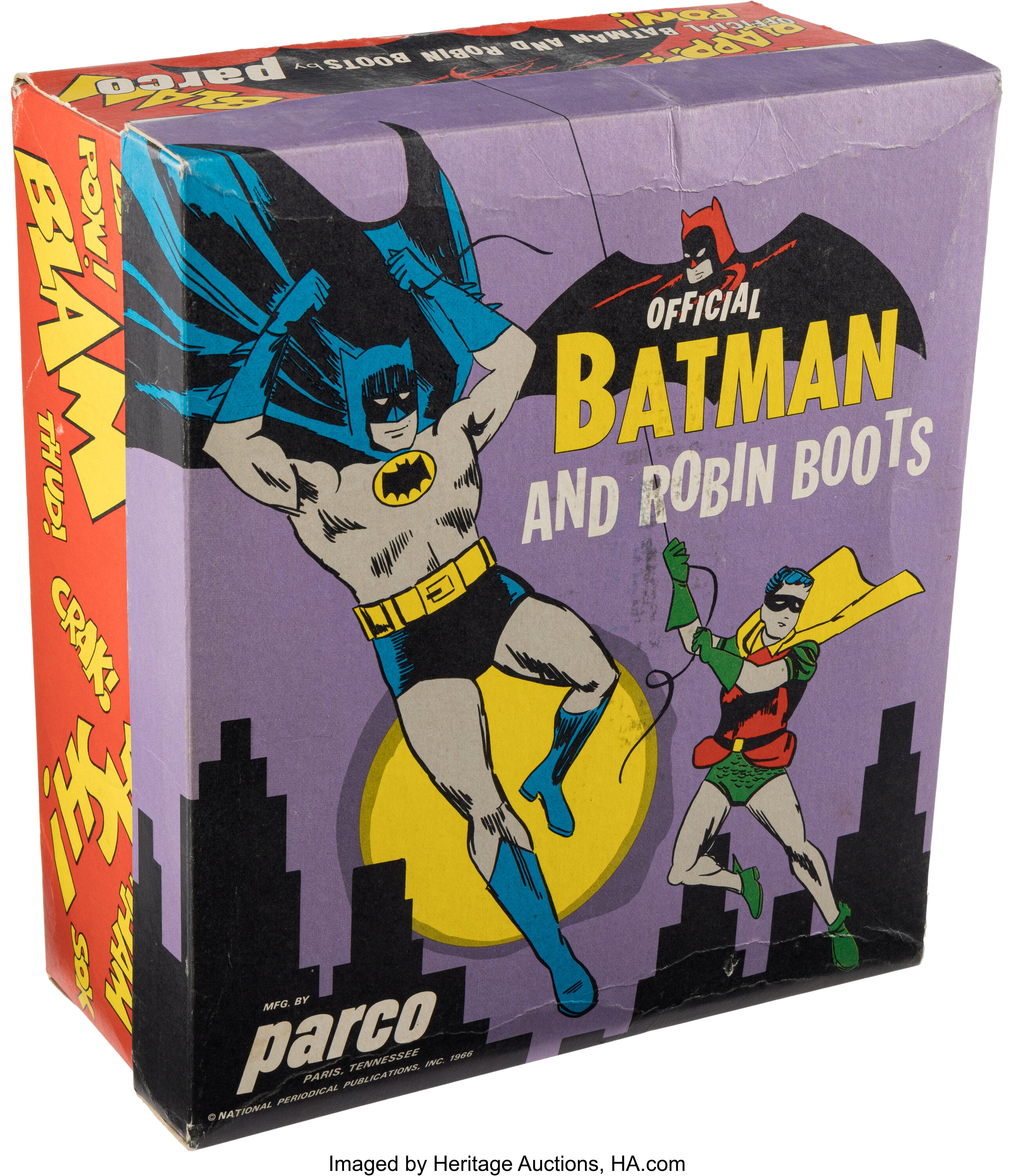 Official Batman and Robin Boots (Parco 1966).... Movie/TV | Lot #98466 ...