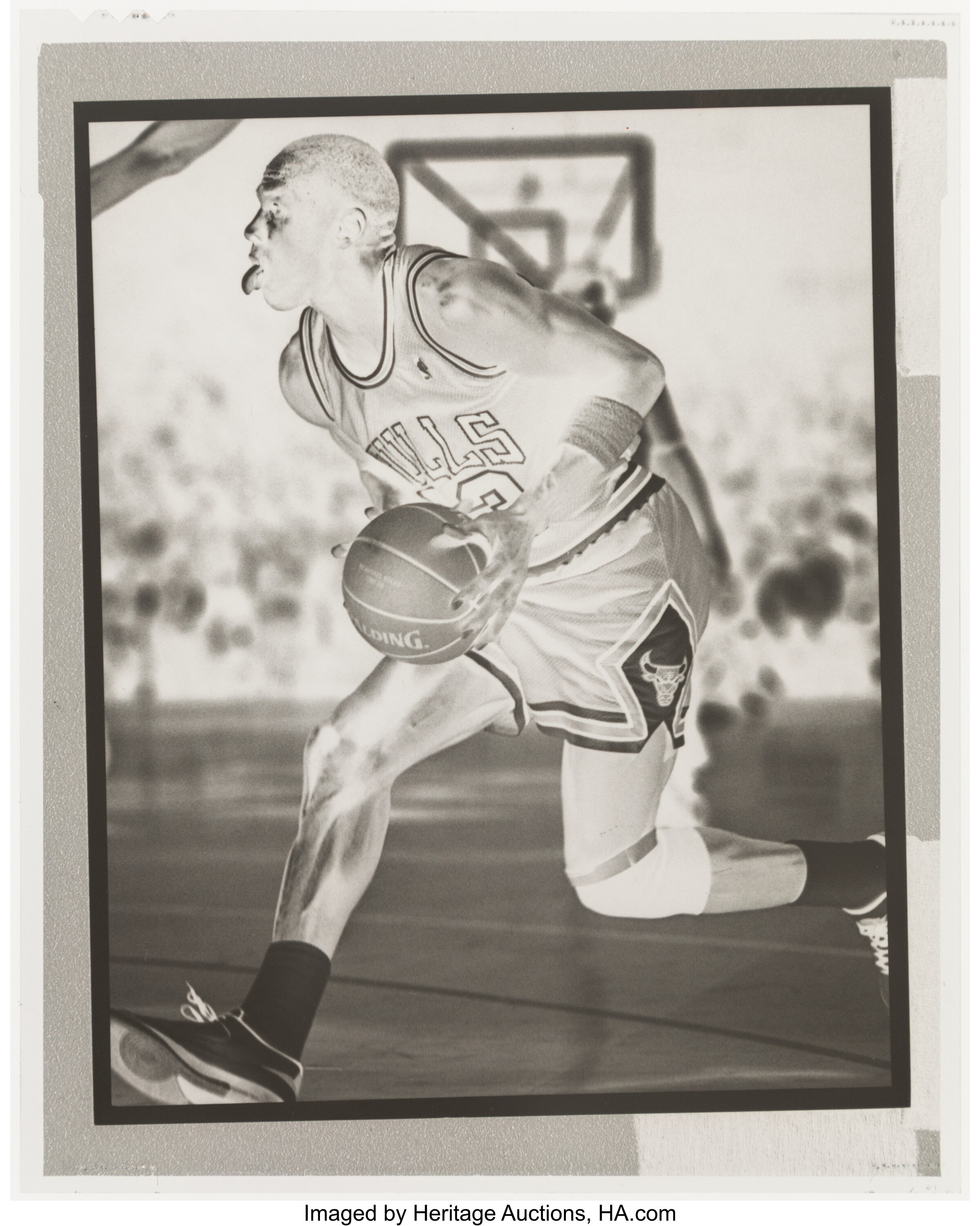 Michael Jordan Photograph Transparency. ... Basketball Collectibles ...