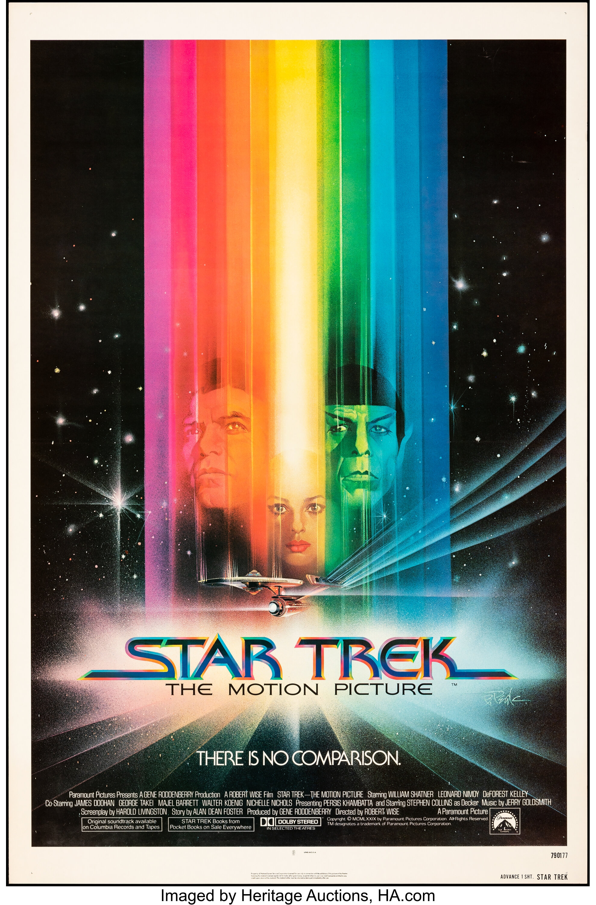 Star Trek: The Motion Picture (Paramount, 1979). Rolled, Very Fine ...