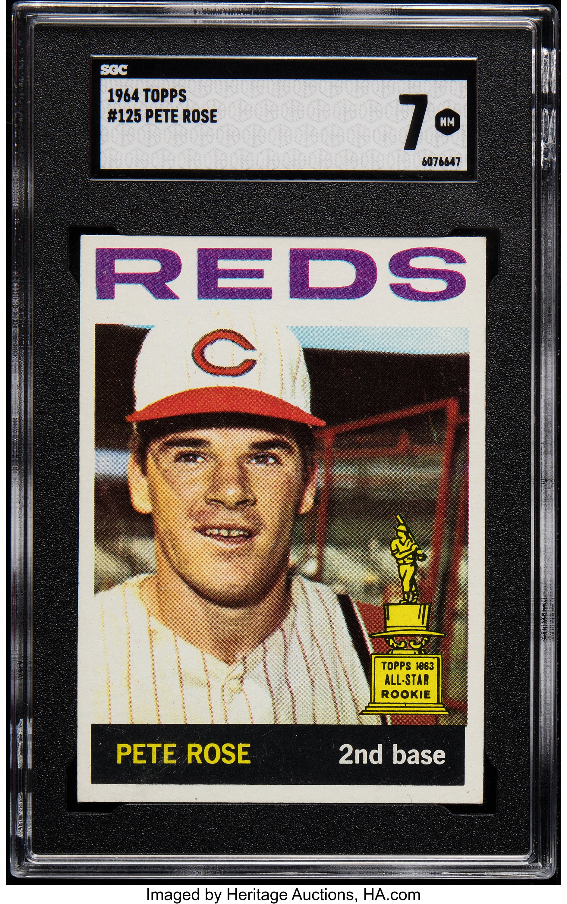 1964 Topps Pete Rose #125 SGC NM 7.... Baseball Cards Singles | Lot ...