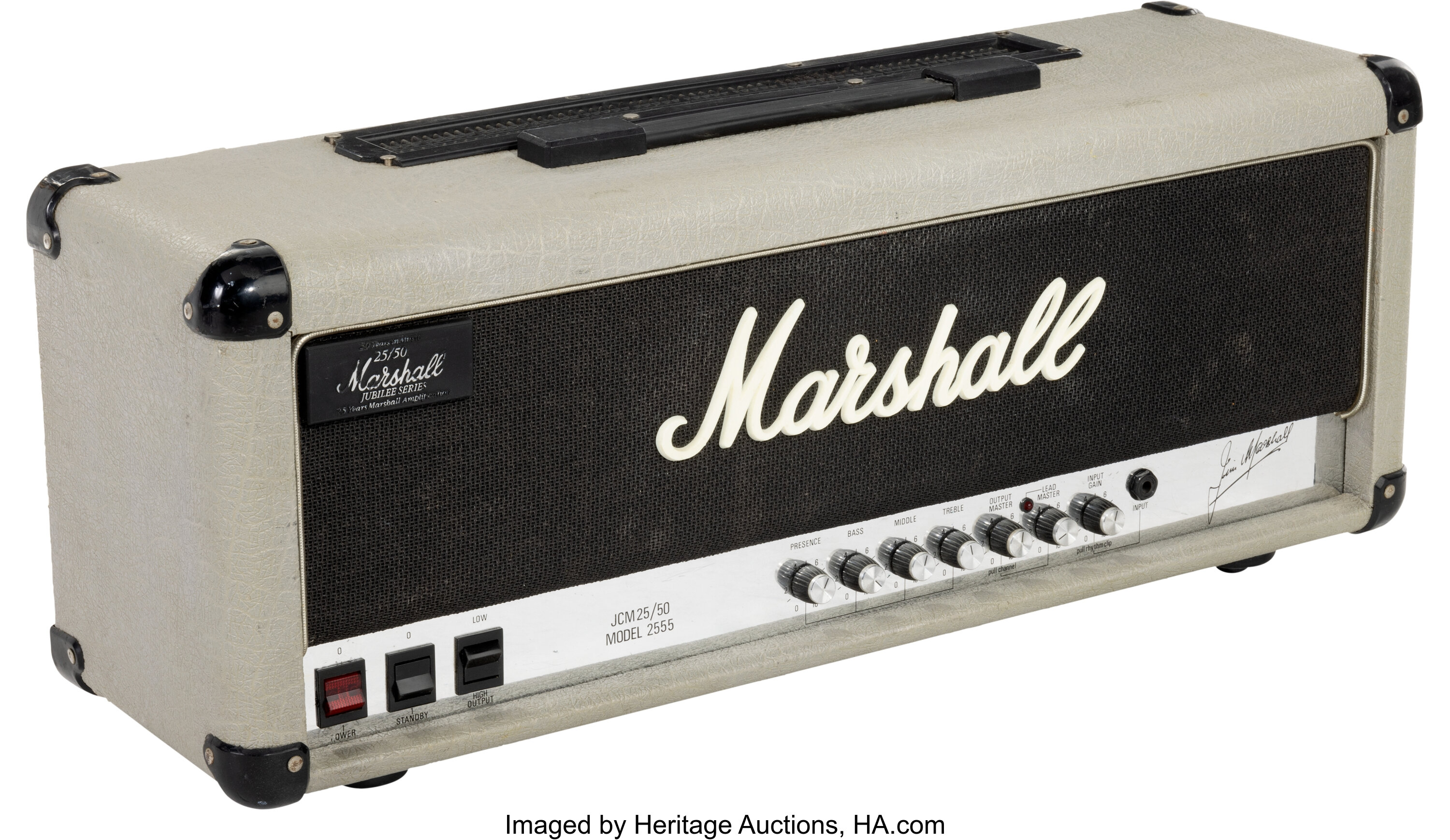 1980 Marshall 2555 Silver Jubilee Guitar Amplifier Head, Serial | Lot ...