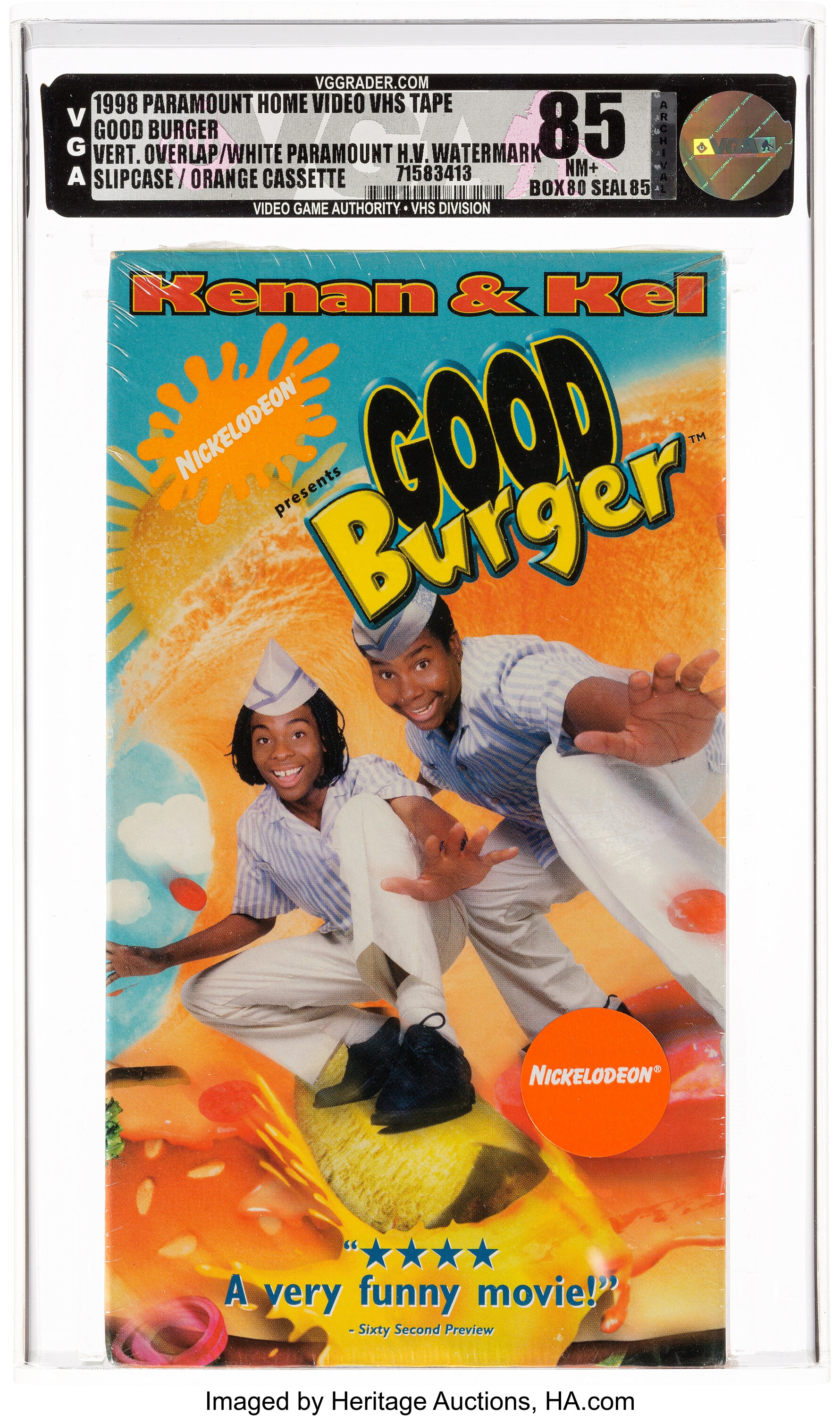Good Burger VHS 1998 - VGA 85 NM+, Slipcase, Vertical Overlap Seal ...