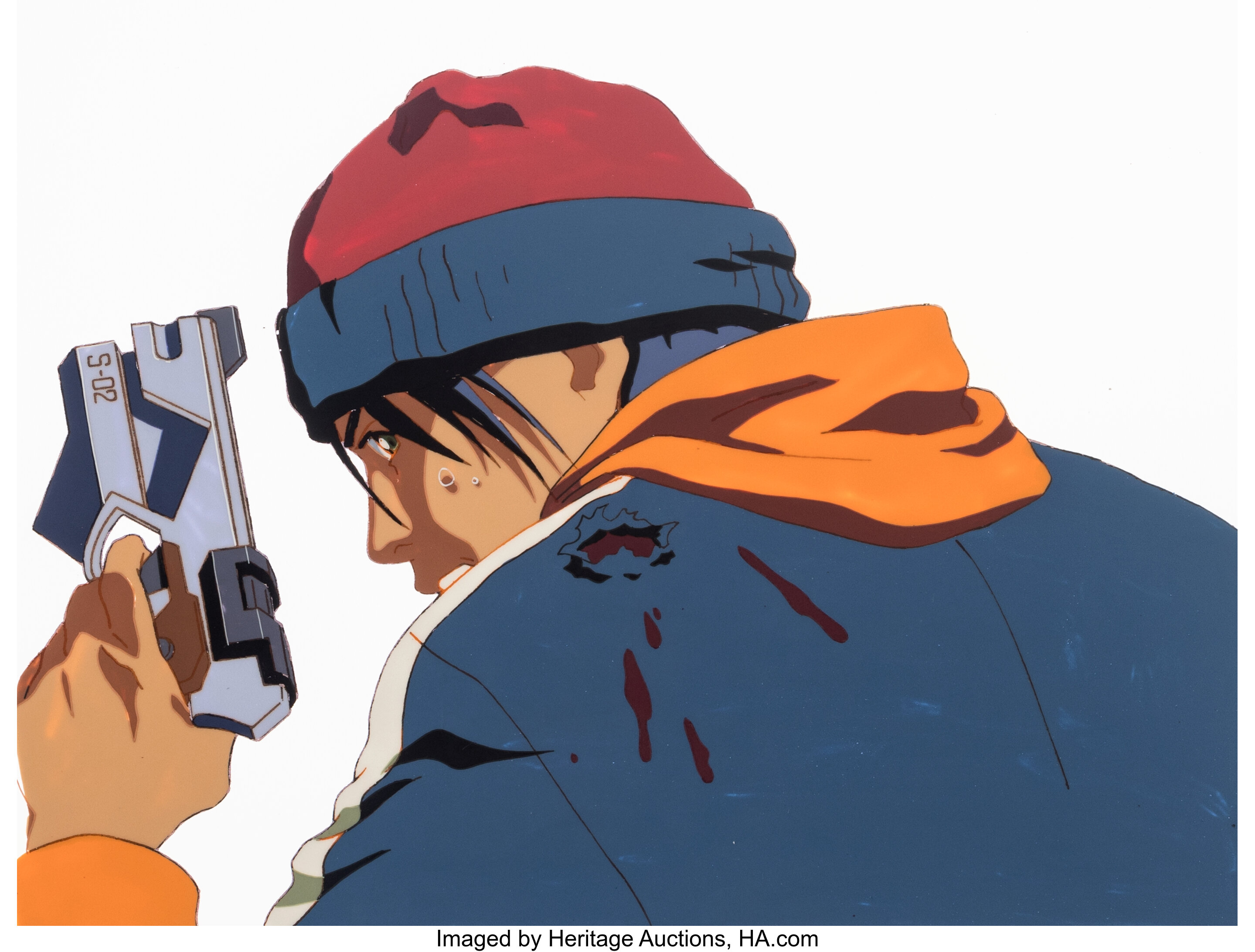 Kite Oburi Production Cel and Animation Drawing (ARMS, 1998).... | Lot ...