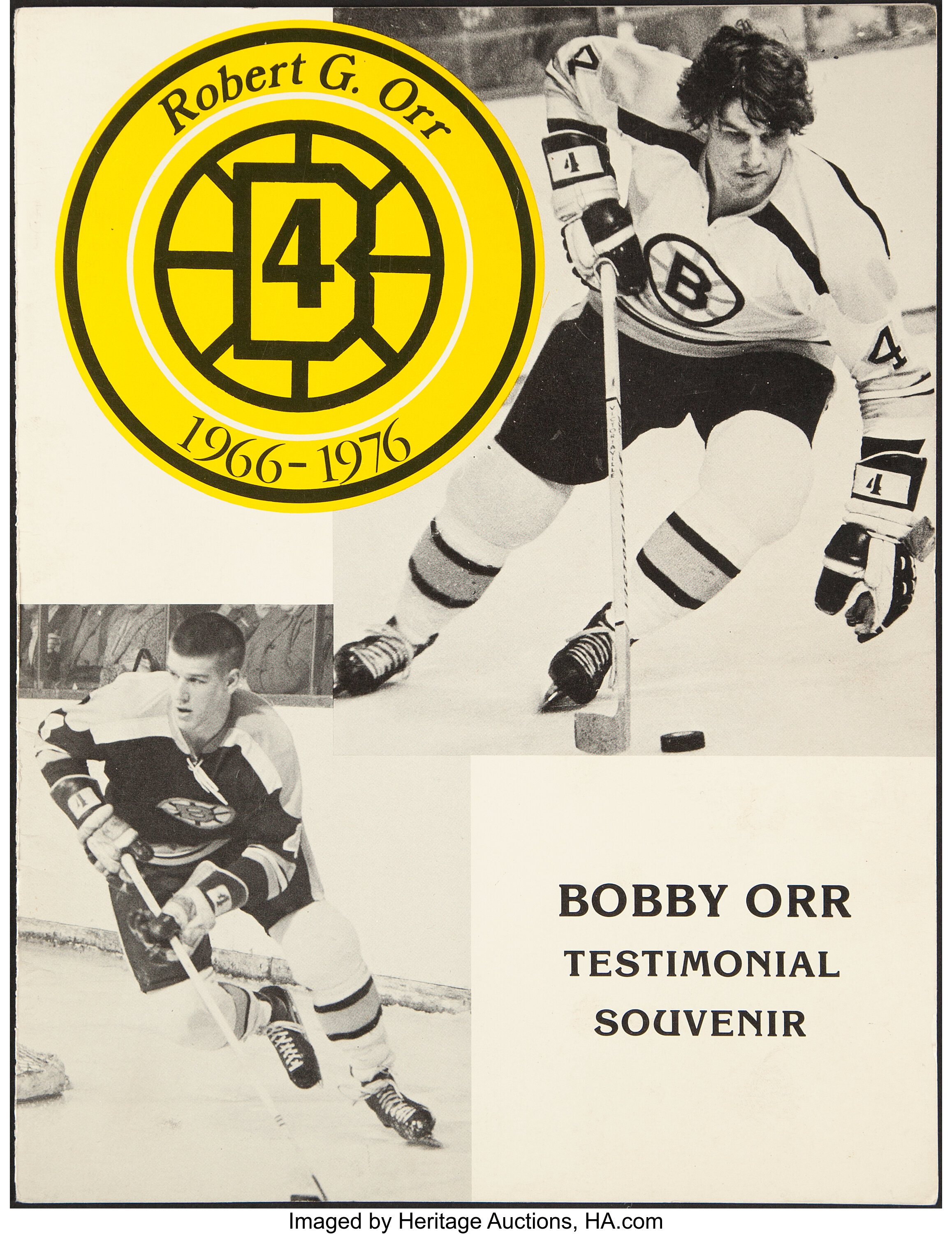 1979 Boston Bruins Programs, Lot of 2 - Orr & Cheevers Signatures ...