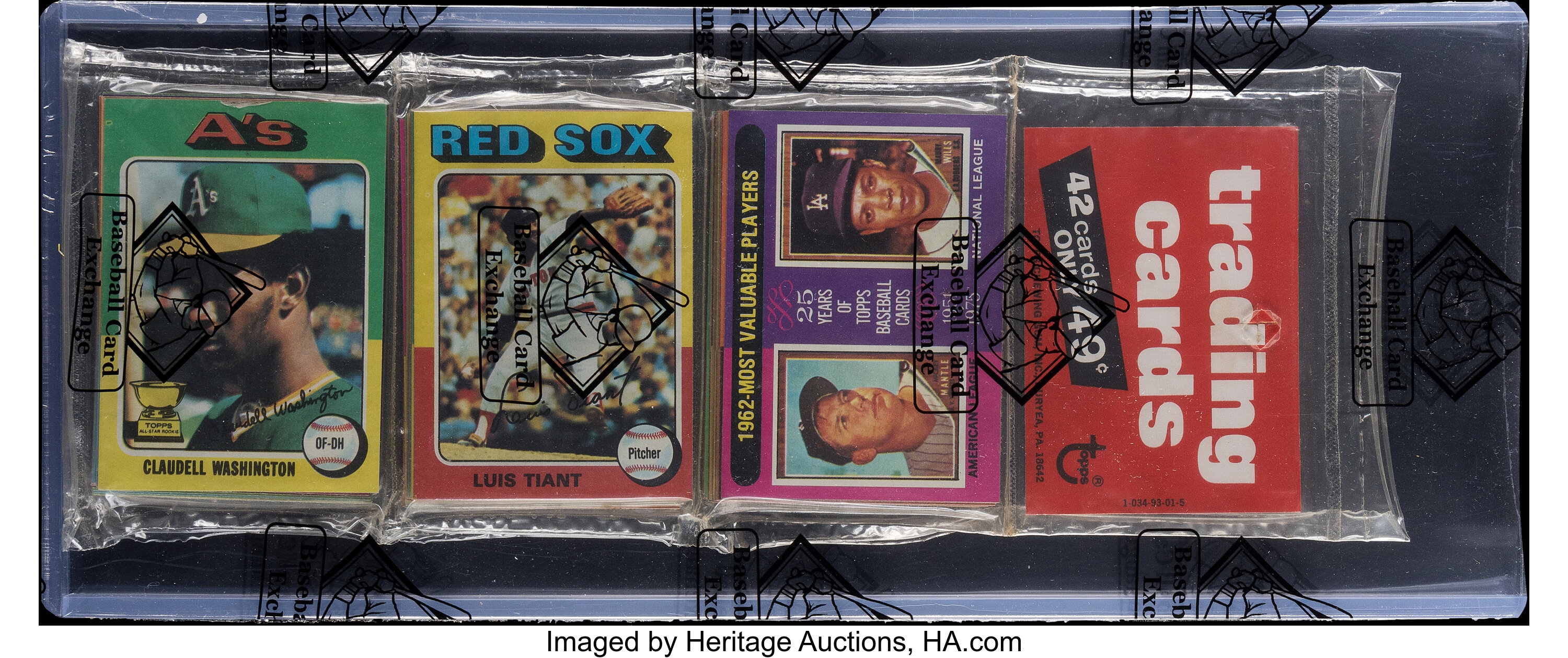 1975 Topps Baseball Unopened Rack Pack. ... Baseball Cards Unopened ...