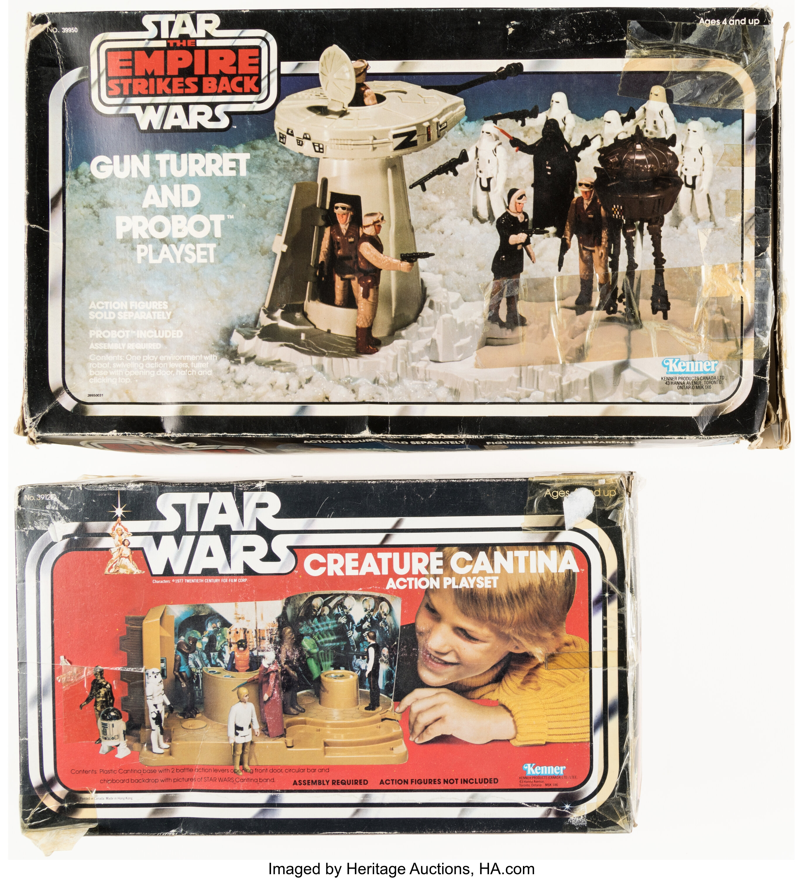 Star Wars Creature Cantina and Gun Turret Playsets Group of 2 | Lot ...
