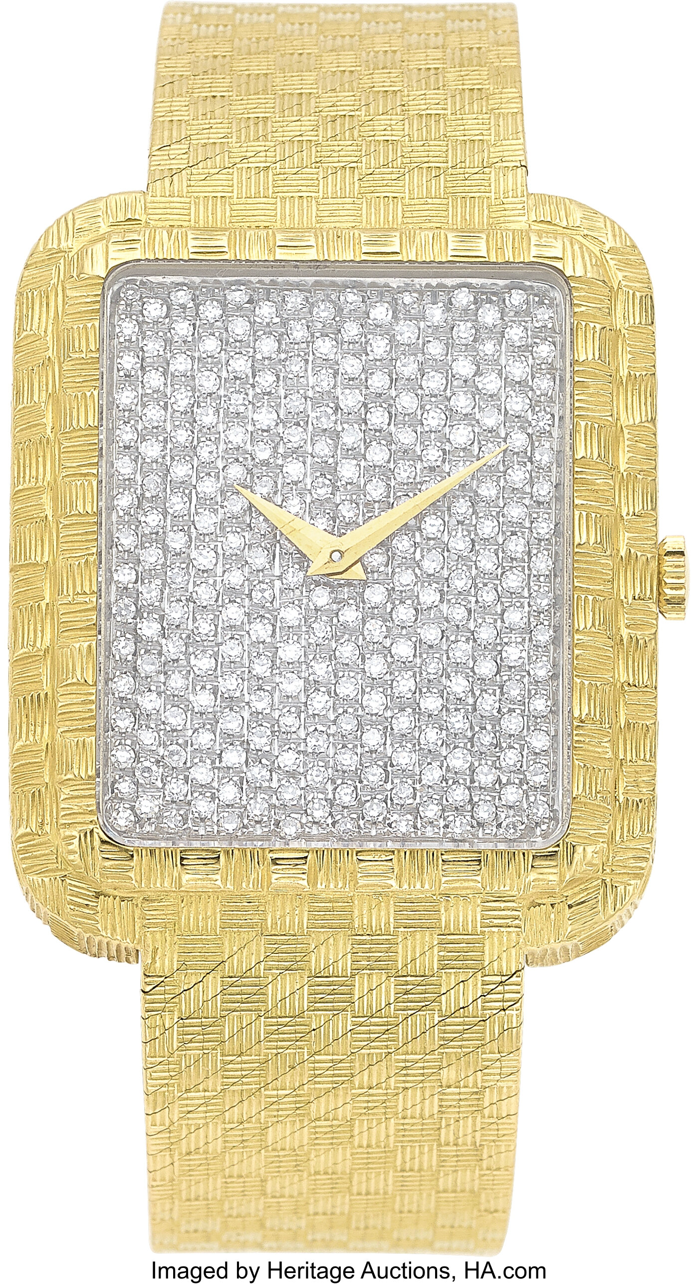 Swiss Diamond, Gold Watch. ... Estate Jewelry Watches | Lot #11092 ...