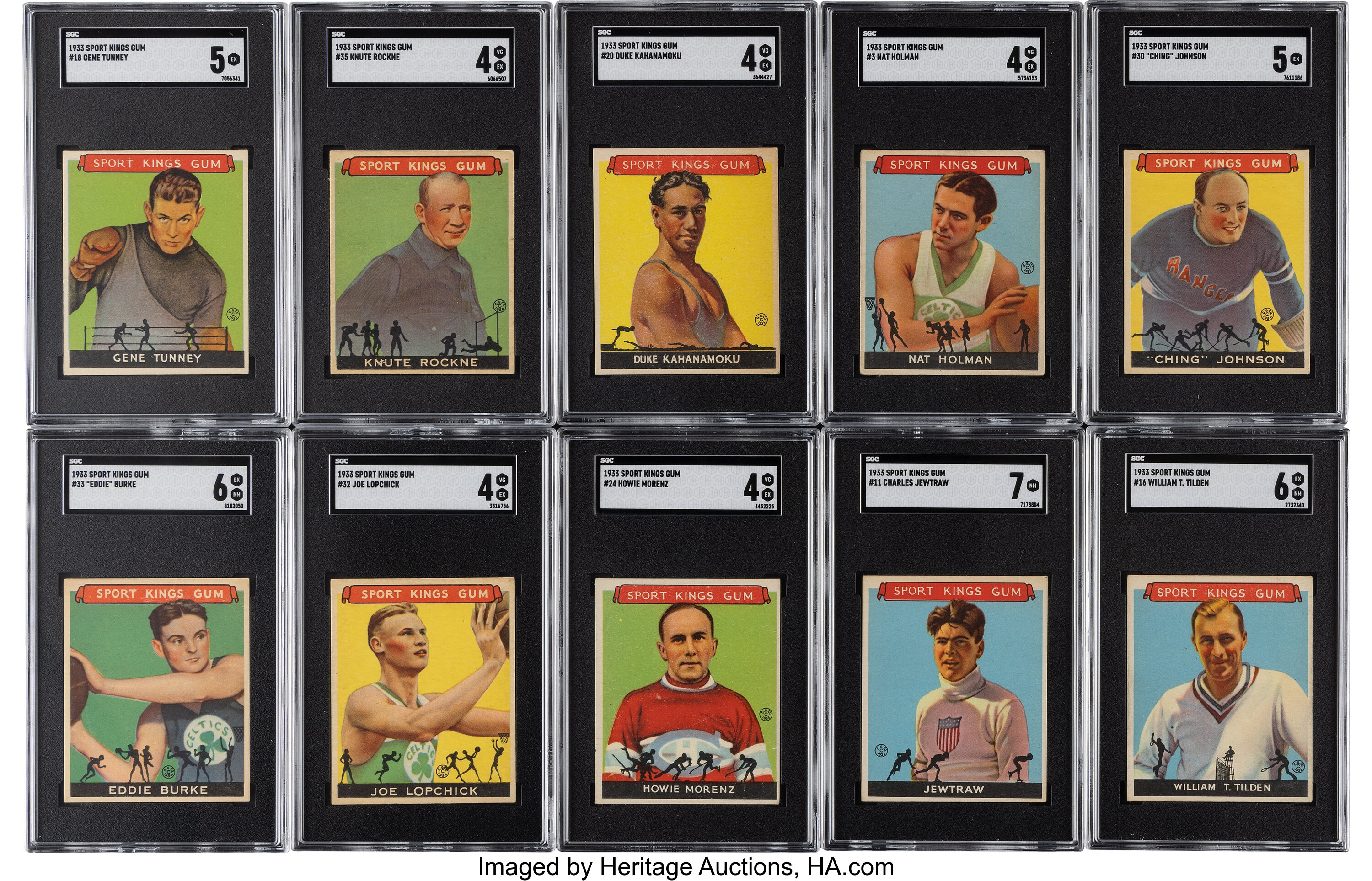 1933 Sport Kings Near Set (41/48). ... Basketball Cards Sets | Lot ...