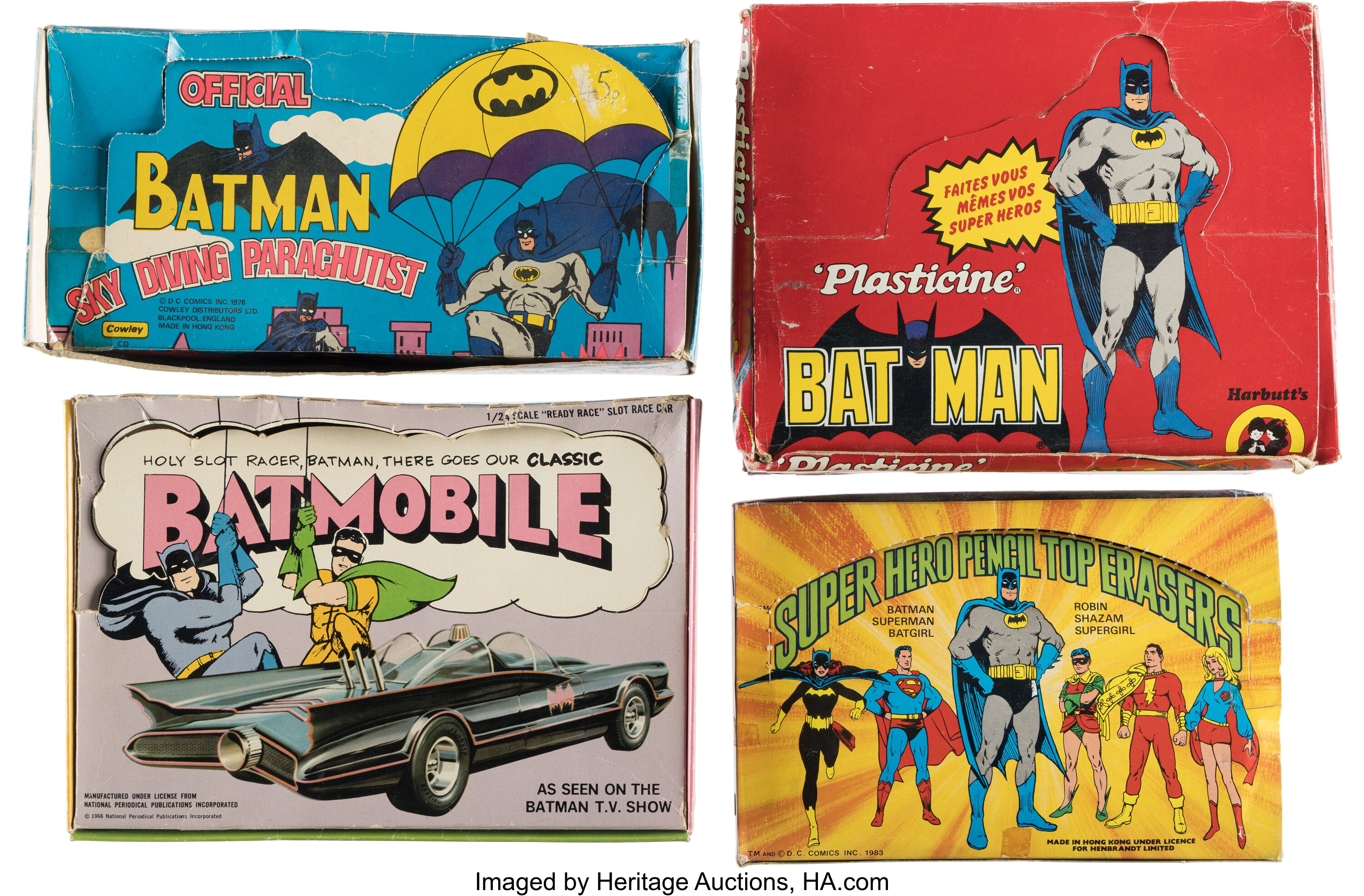 Batman Toy Retail Display Box Lot of 4.... Movie/TV Memorabilia | Lot ...