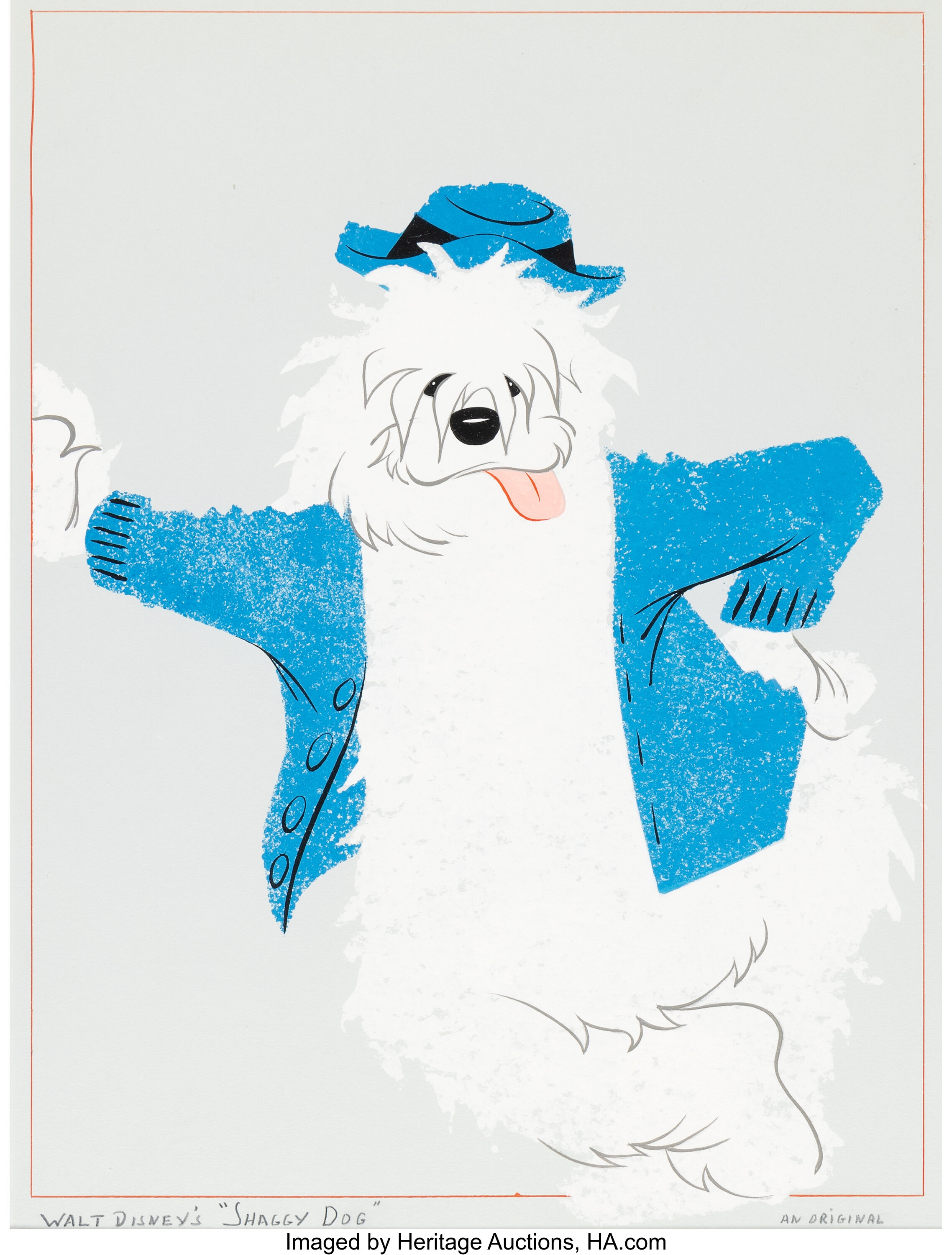 The Shaggy Dog Original Illustration (Walt Disney, 1959). ... | Lot ...
