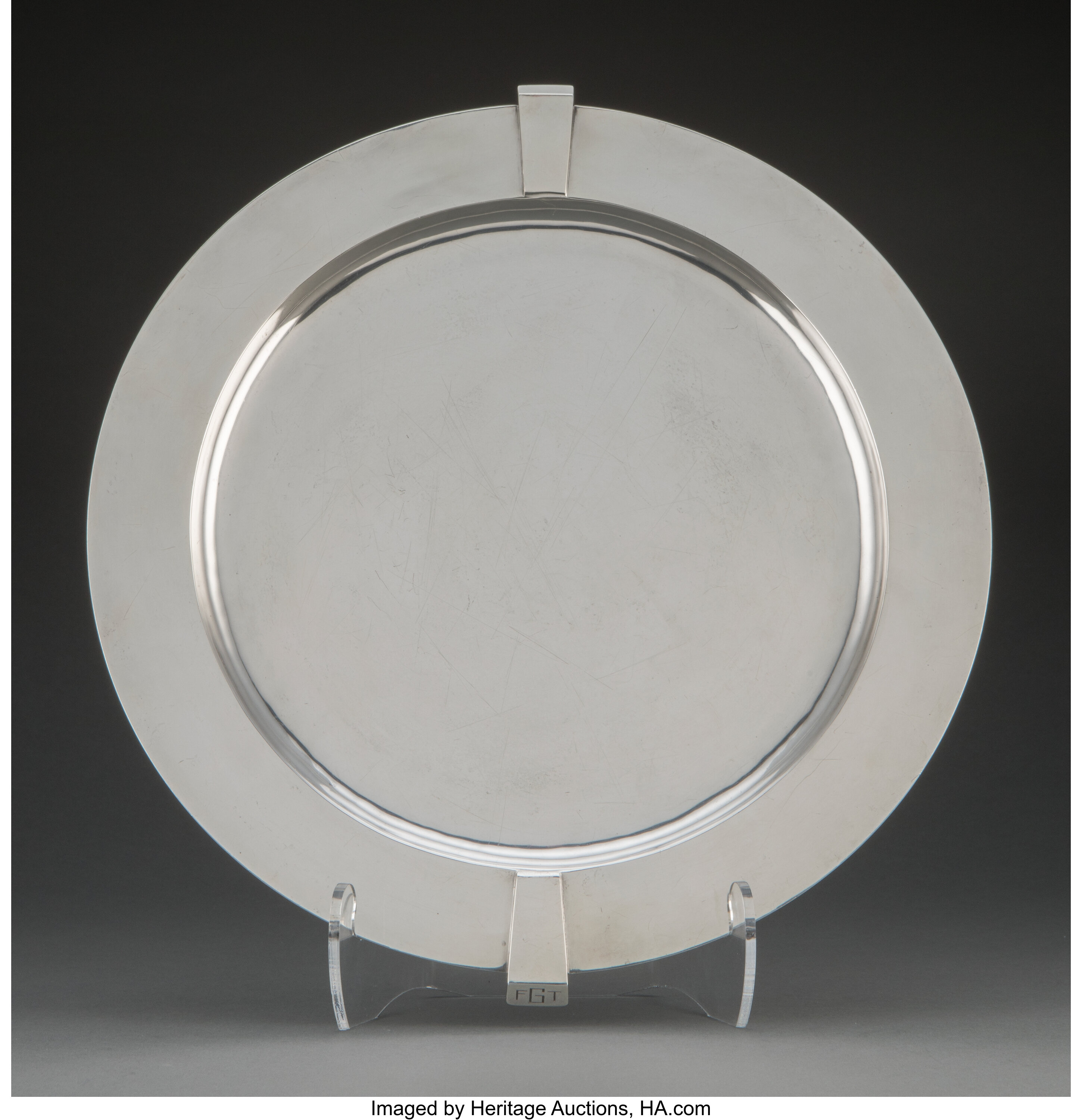 A Rare Dirk Van Erp Silver Charger, San Francisco, California, | Lot ...