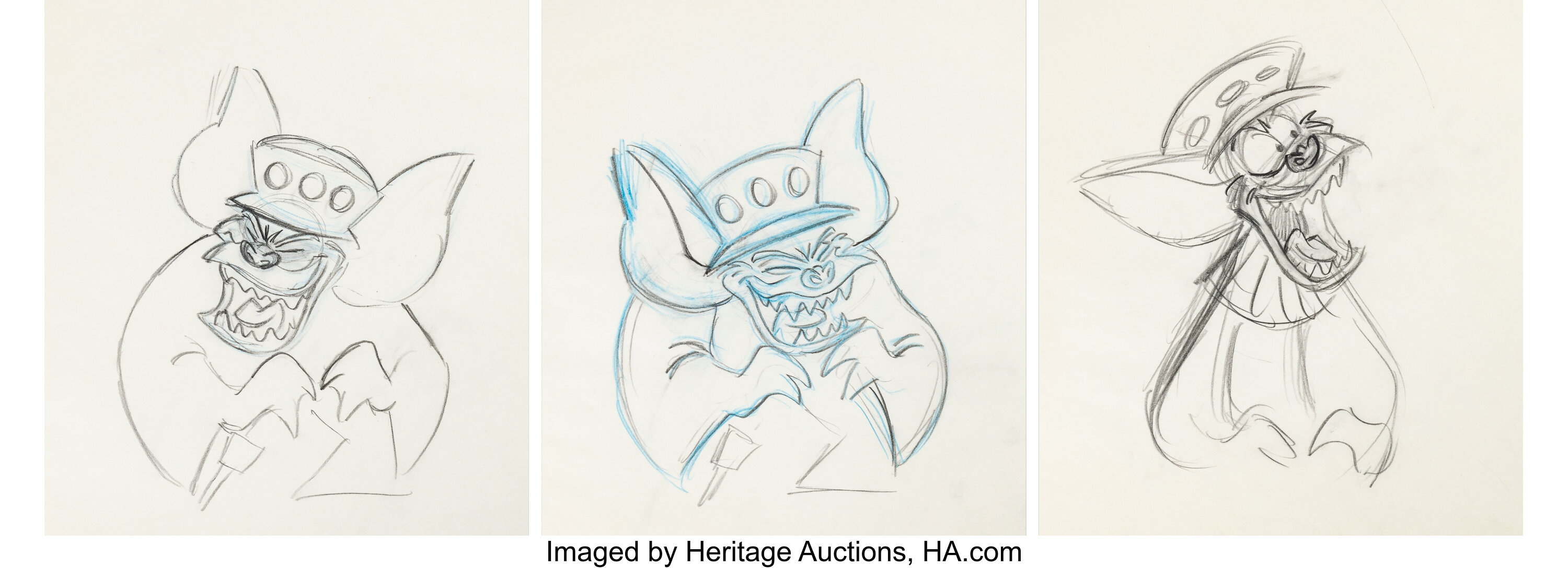 The Great Mouse Detective Fidget Rough Animation Drawing Sequence | Lot ...