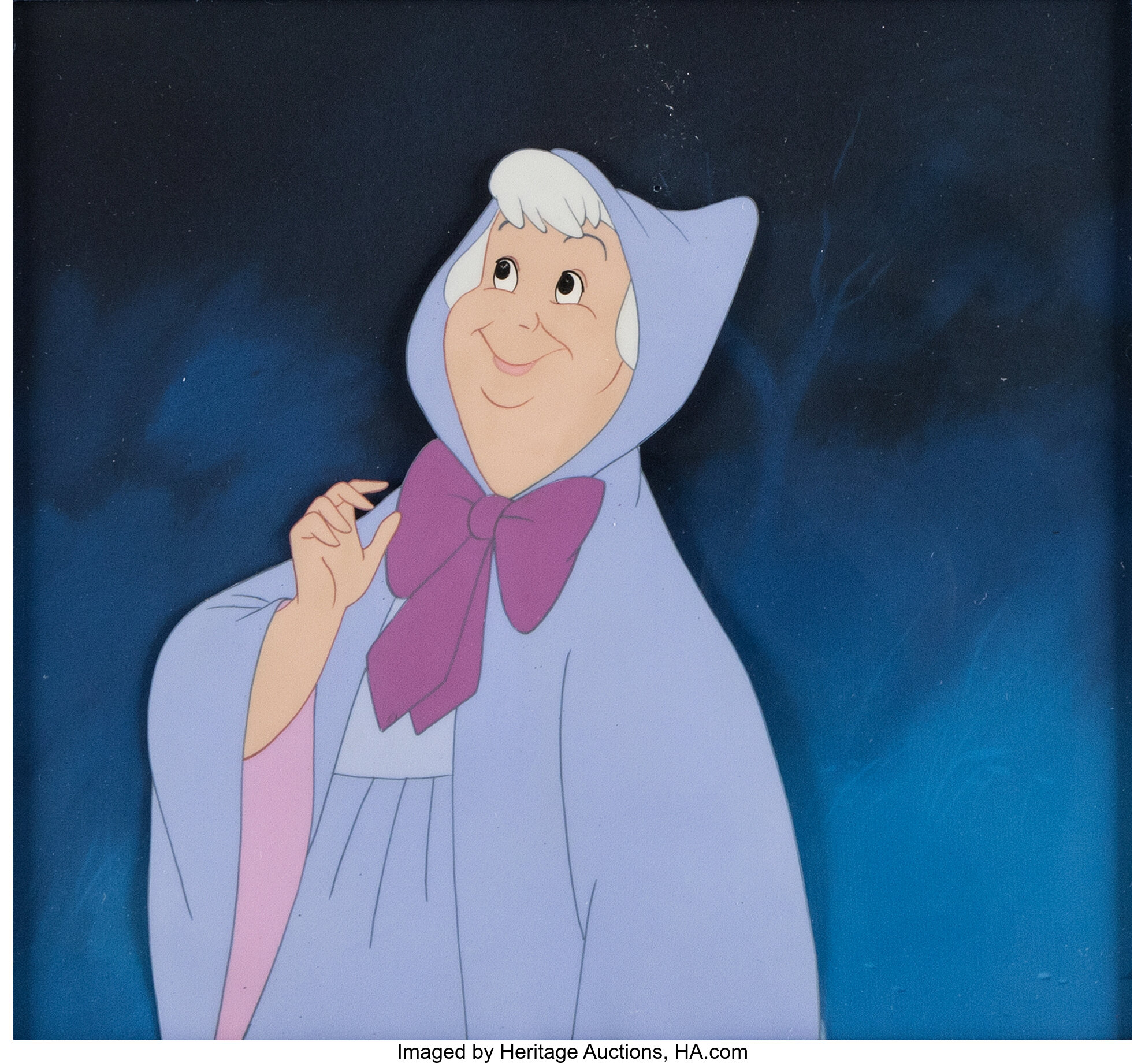 Cinderella Fairy Godmother Original Production Cel (Walt Disney, | Lot ...