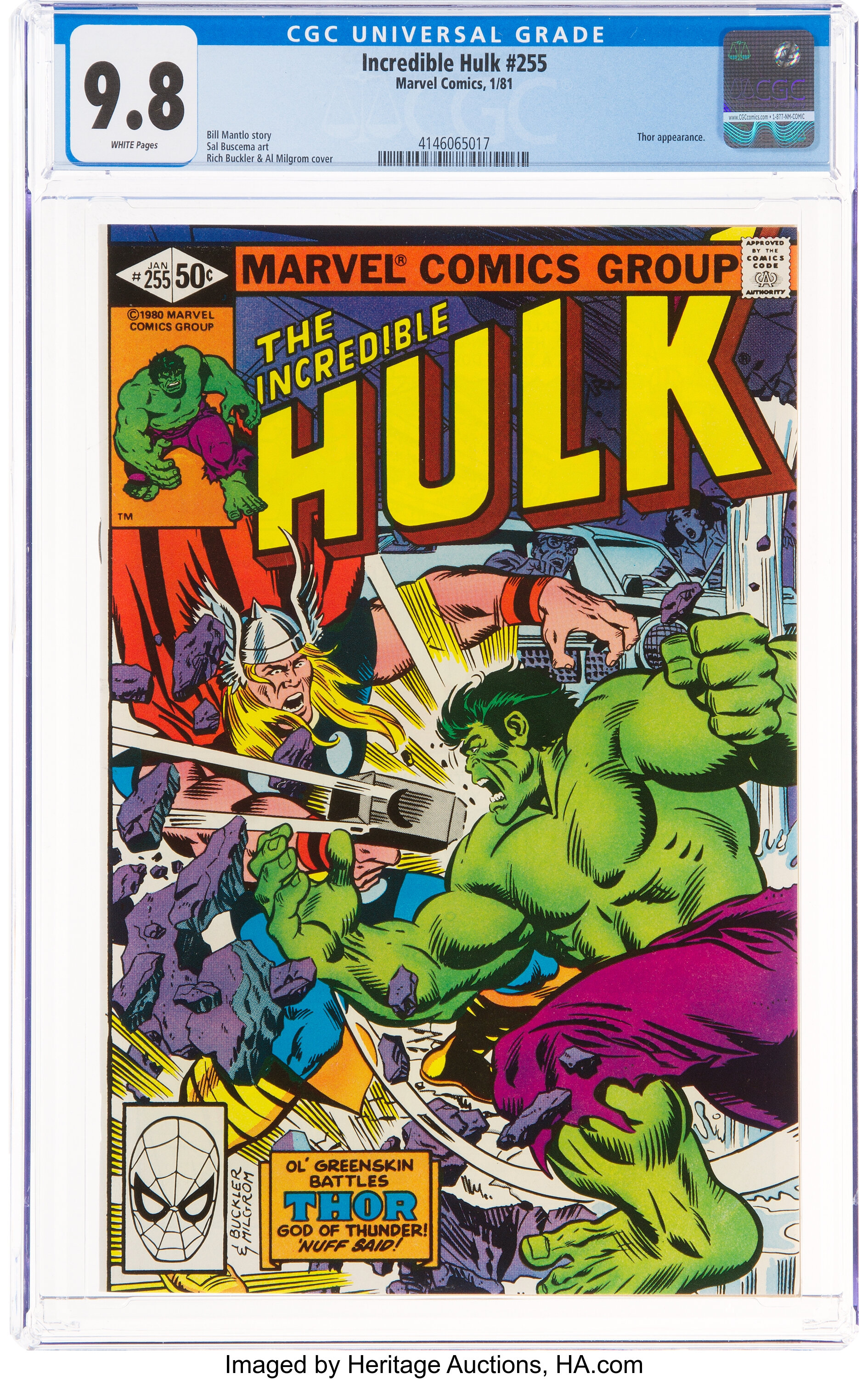 How Much Is The Incredible Hulk #255 Worth? Browse Comic Prices ...