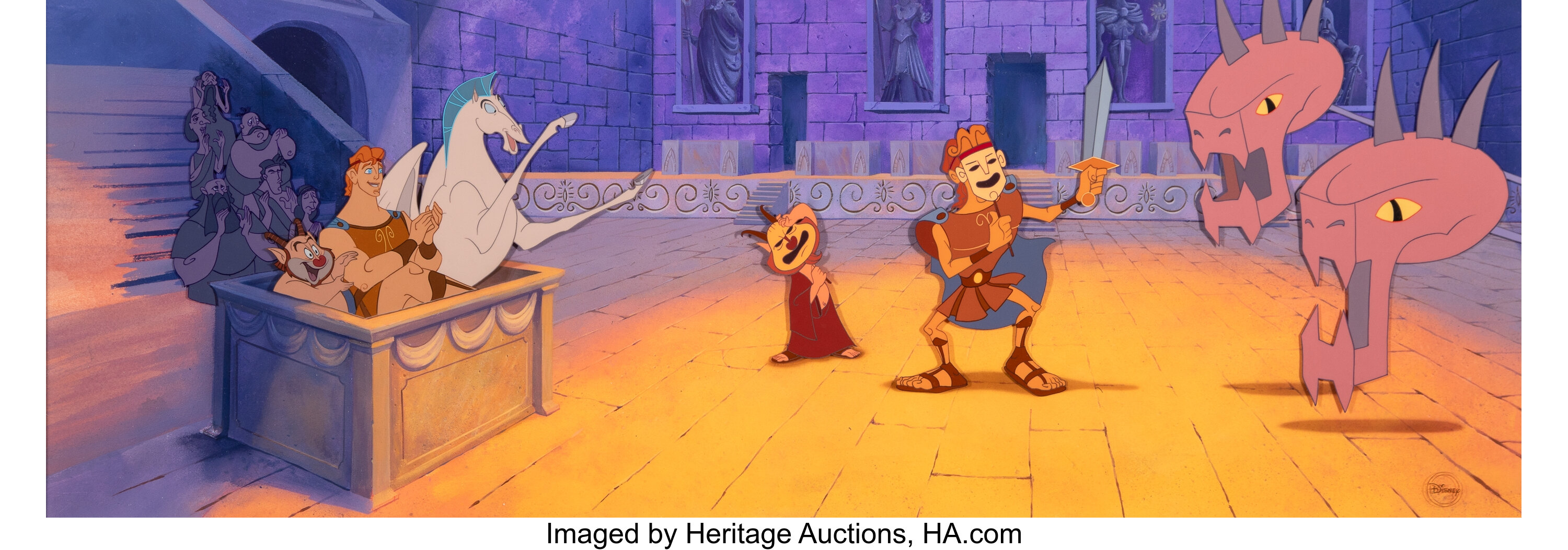 Hercules "Zero to Hero" Pegasus, Phil, and Hercules 30" | Lot #16182 ...