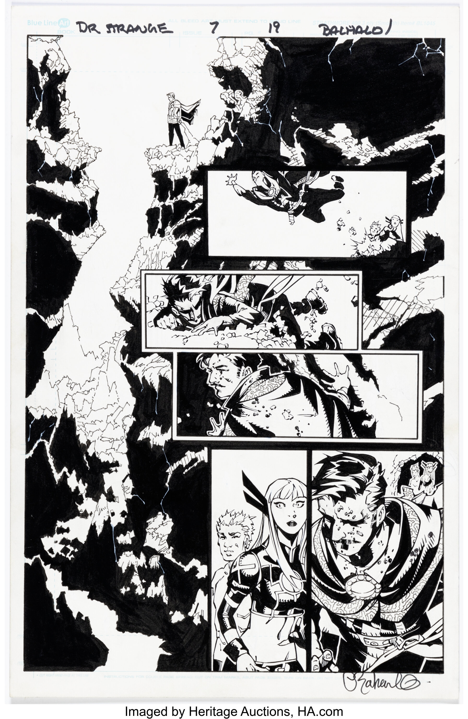 Chris Bachalo Doctor Strange #7 Story Page 19 Original Art (Marvel ...
