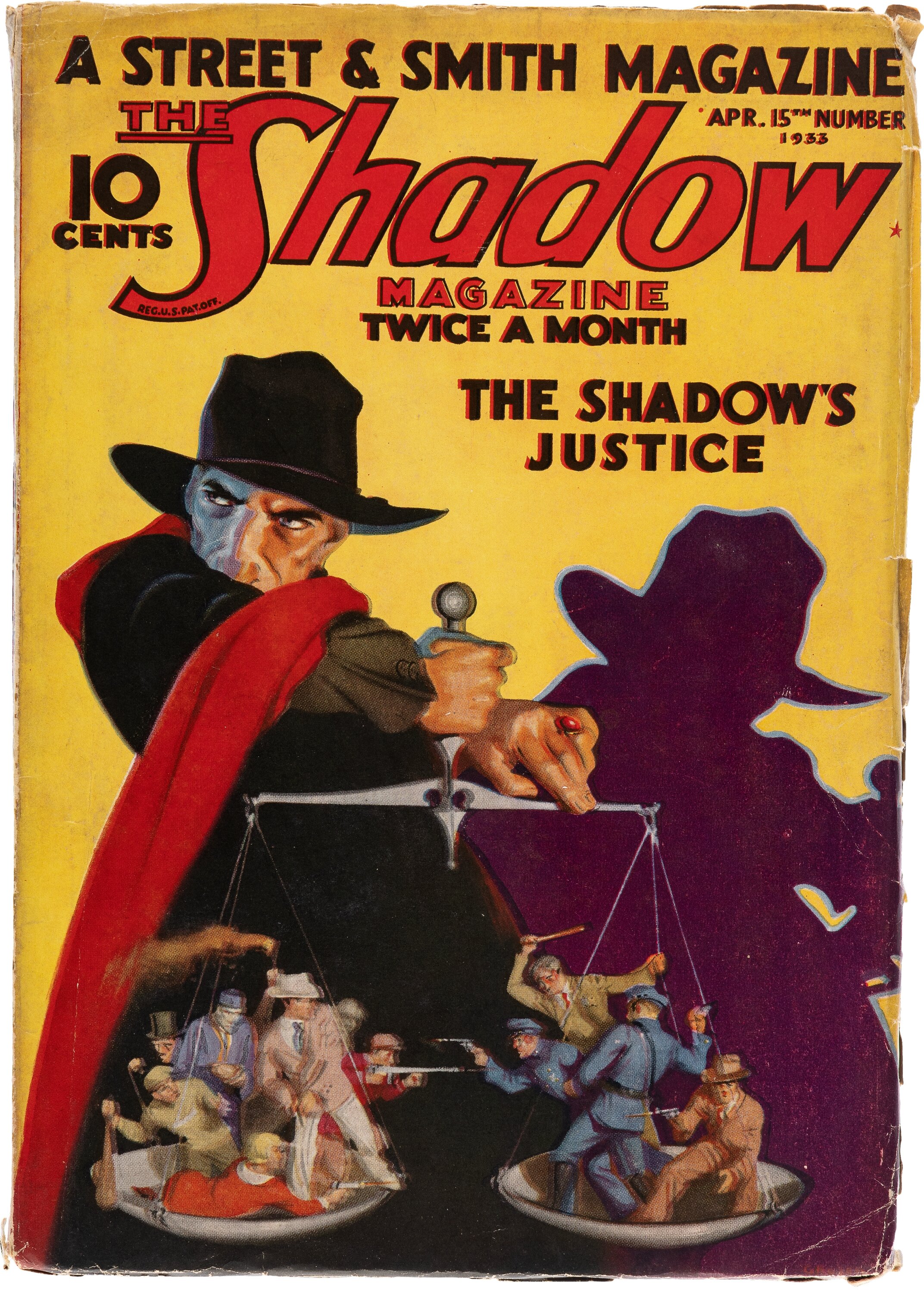 The Shadow - April 15th, 1933 (Street & Smith) Condition: FN-.... | Lot ...