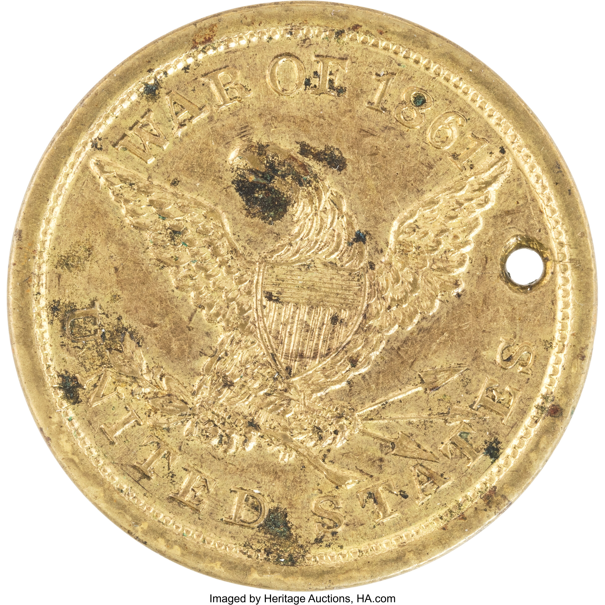 Civil War Identification Disk of Orrin F. Chesley, a Fifer in the | Lot ...