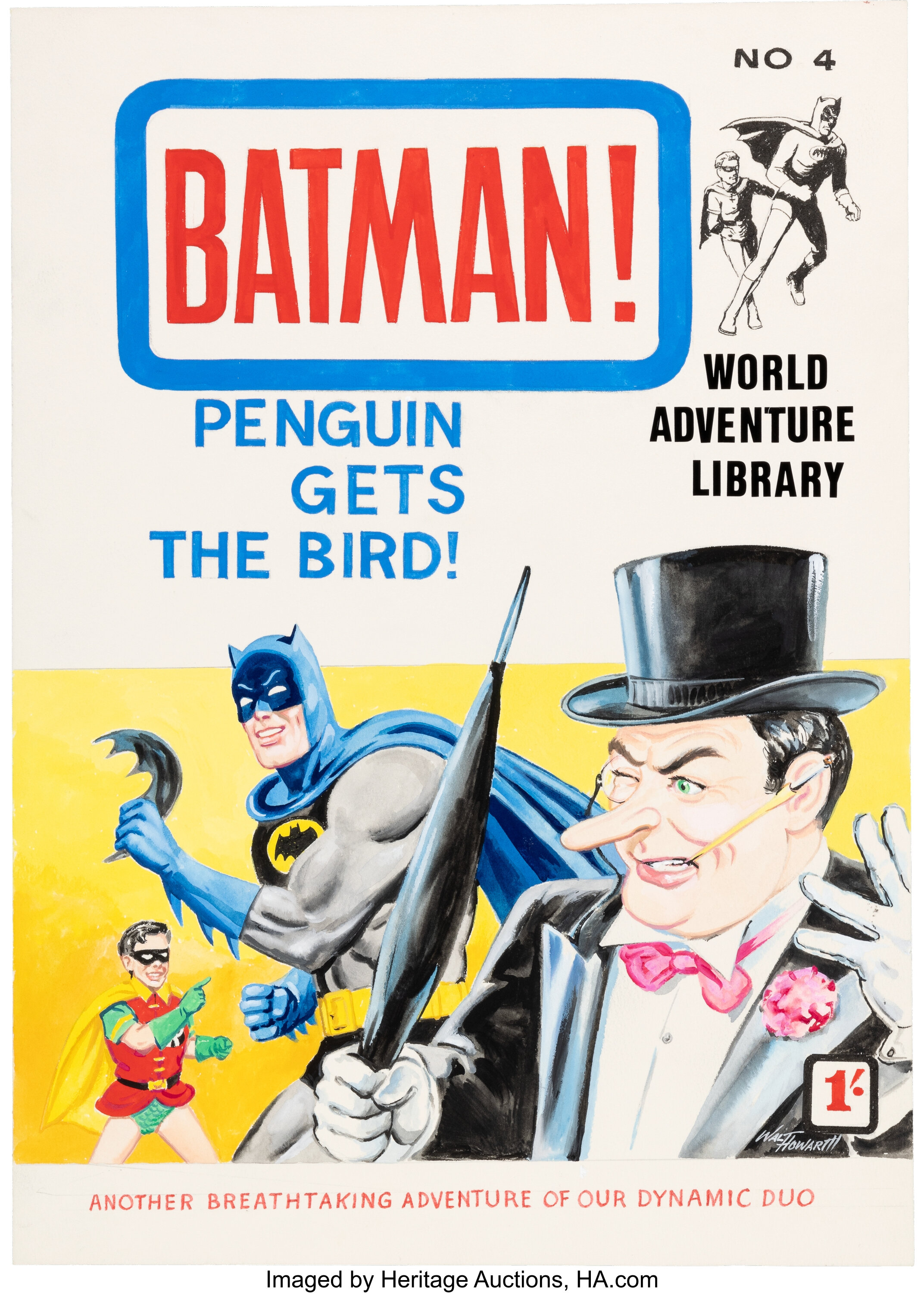 Batman World Adventure Library #4 Original Artwork (Walt Howarth, | Lot ...