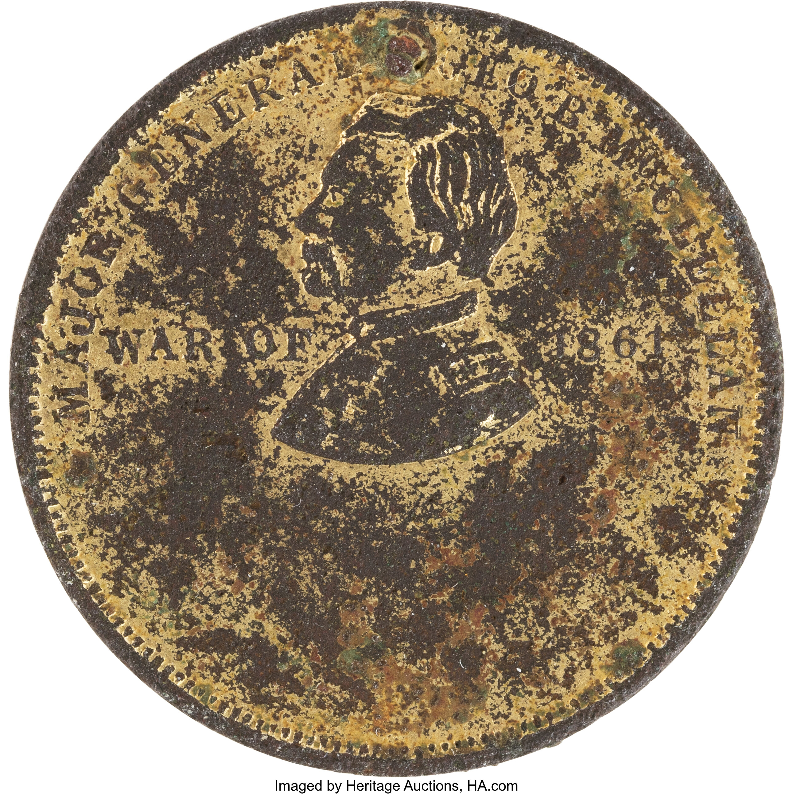 Civil War Identification Disk Belonging to Private Francis Mullen ...