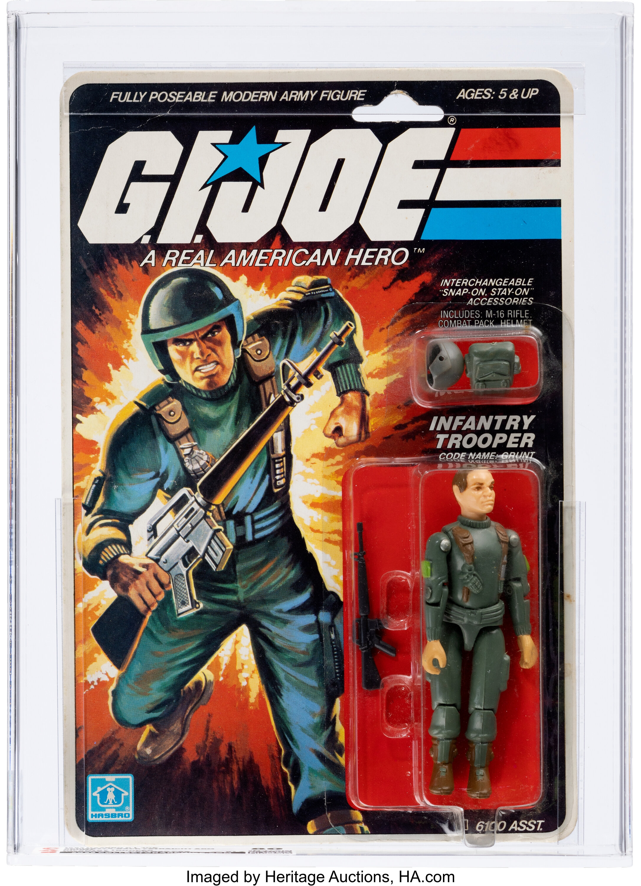 G.I. Joe Infantry Trooper Grunt CAS 80 NM (C80 B85 F85) Series 1, | Lot ...