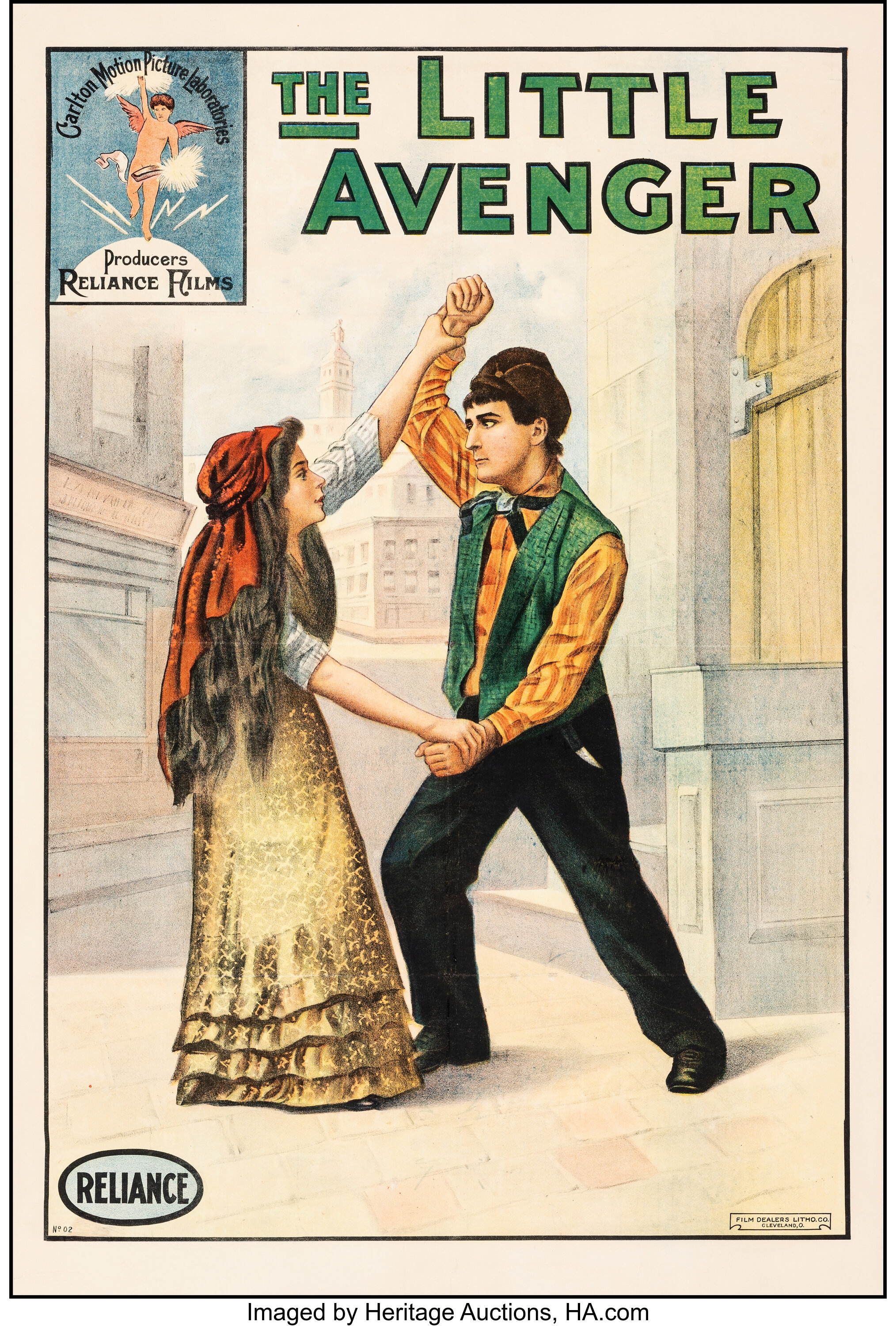 The Little Avenger (Reliance Pictures, 1911). Very Fine on Linen. | Lot ...