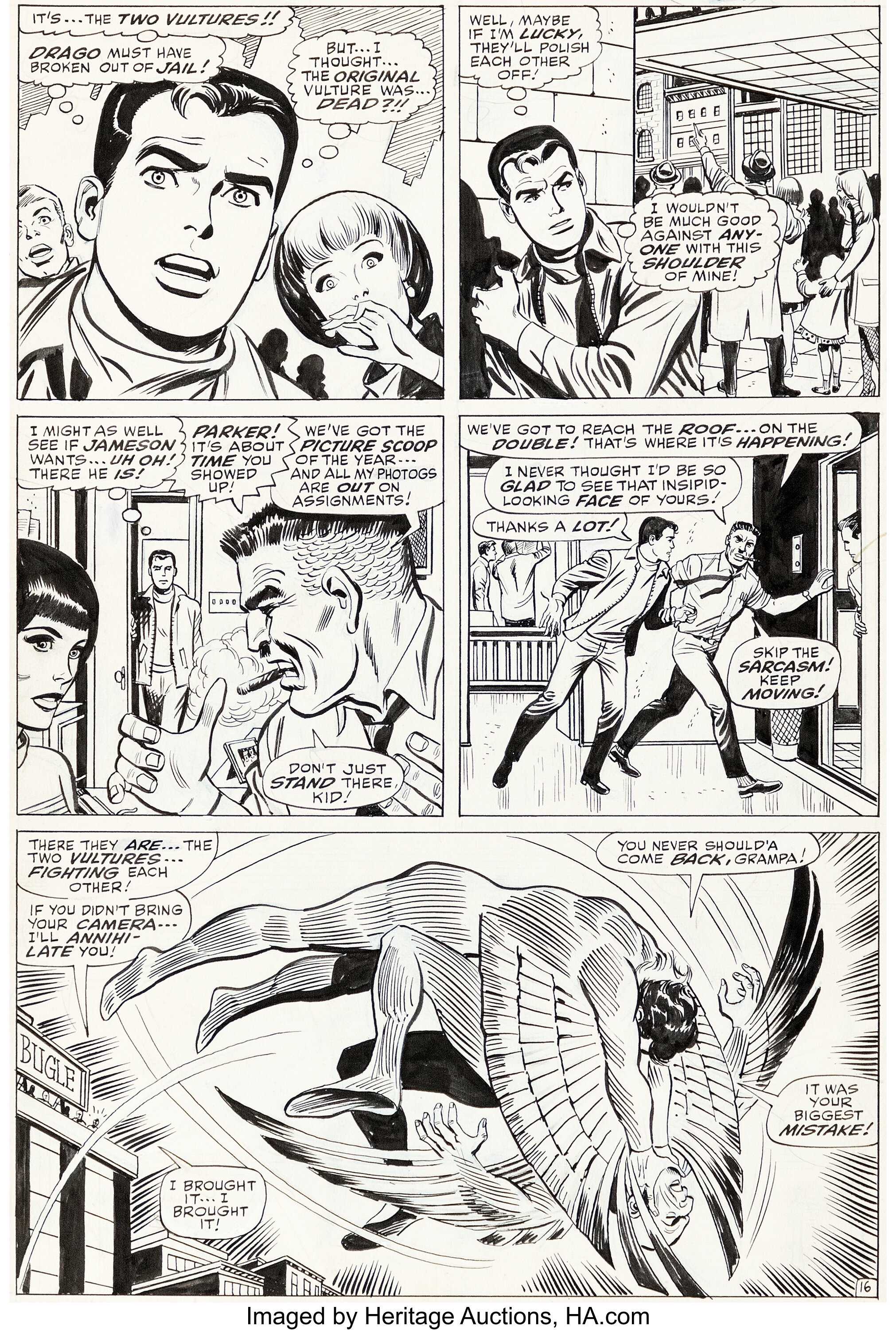 John Romita Sr., Don Heck, and Mike Esposito (as Mickey Demeo) | Lot ...