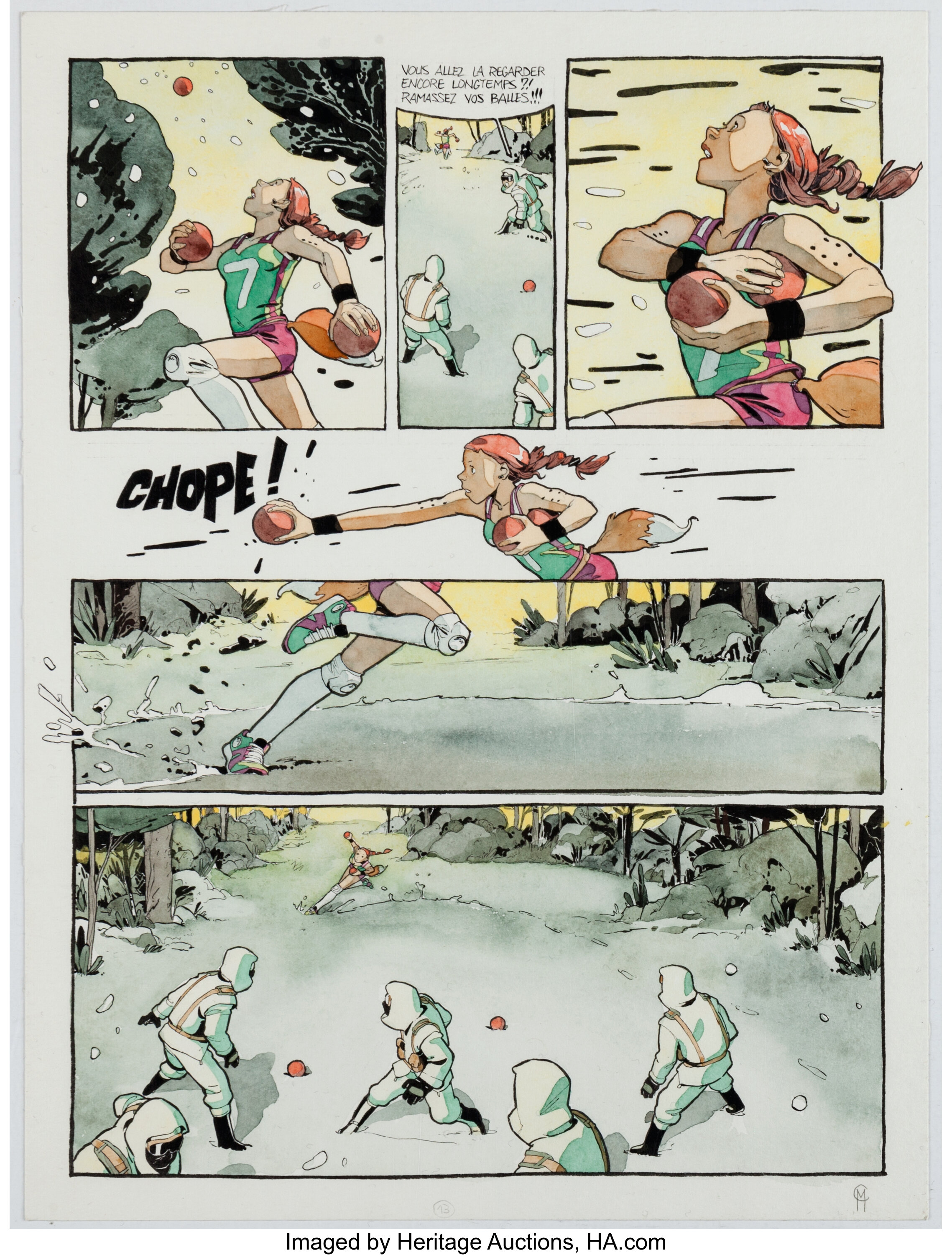 Merwan Chabane Mécanique Céleste Story Page Original Art (Dargaud ...
