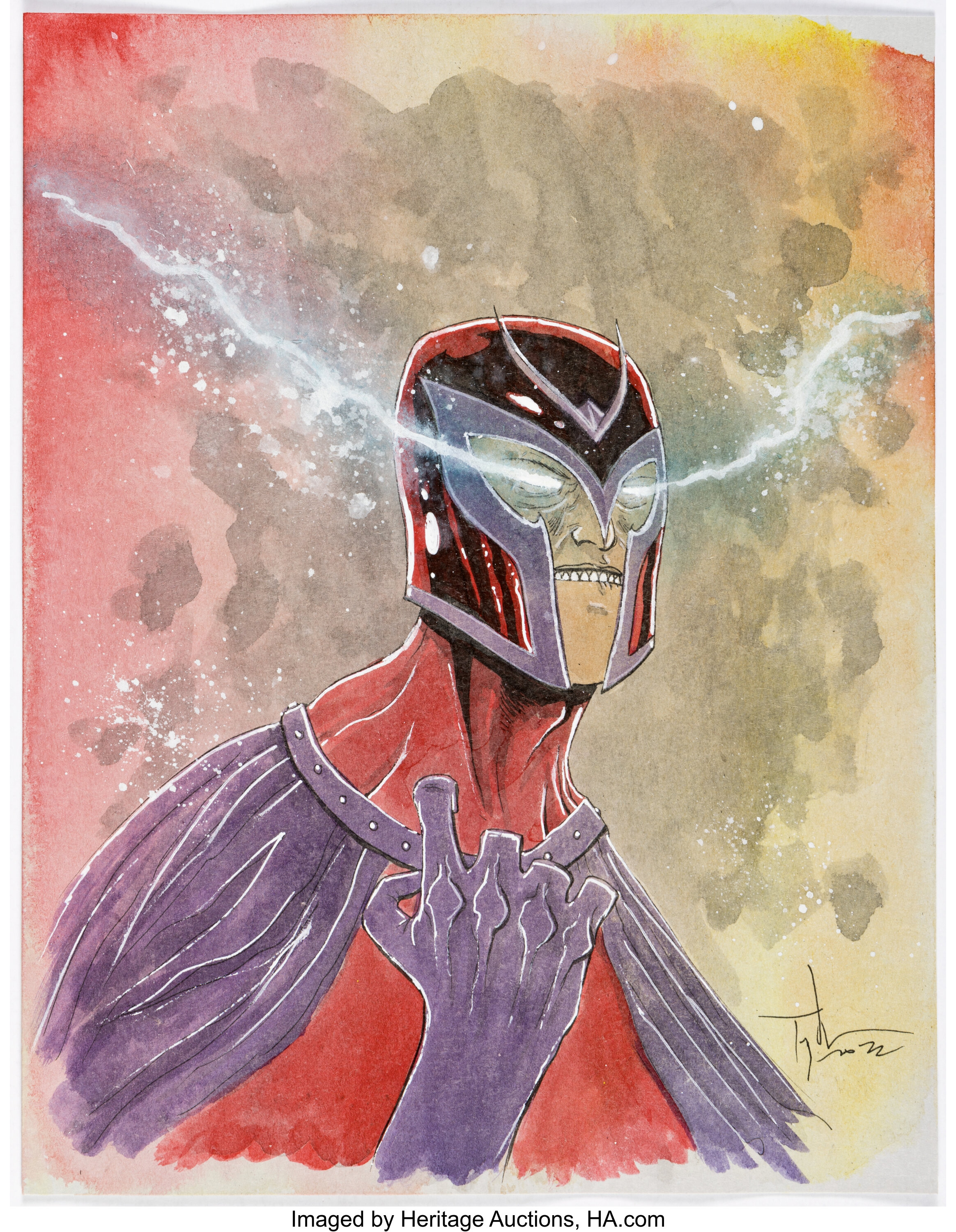 Ben Templesmith - Magneto Illustration Original Art (2022).... | Lot ...