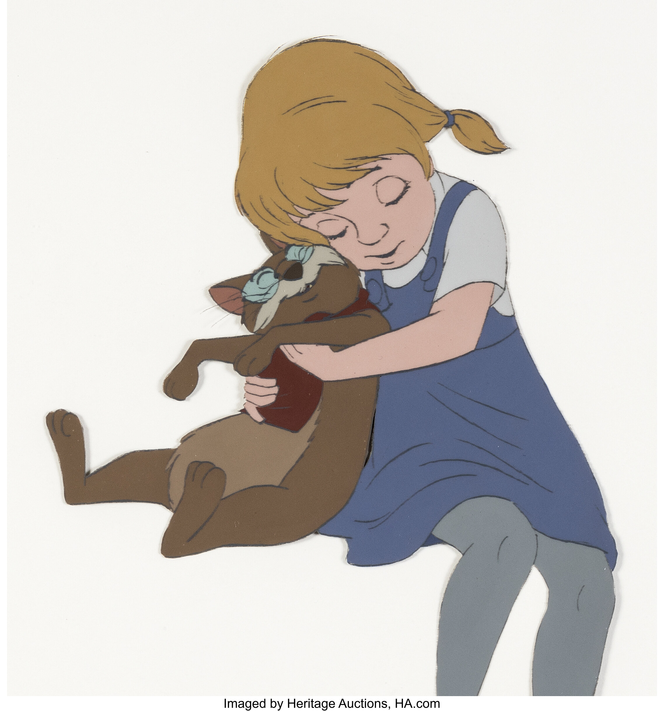 The Rescuers Penny and Rufus Production Cel (Walt Disney, 1977 ...