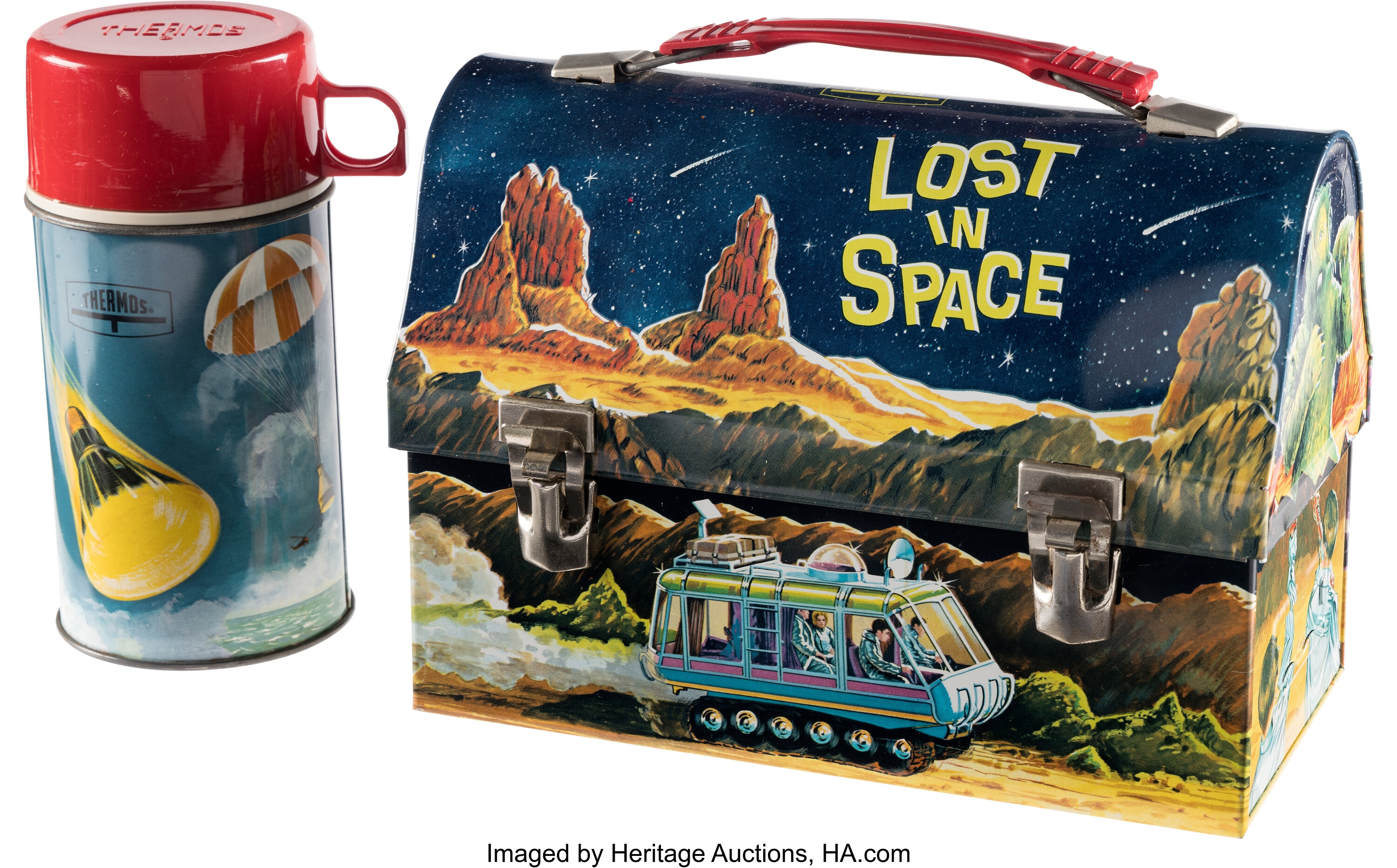 Lunch Box and Thermos from Lost in Space (Space Productions, 1967 ...