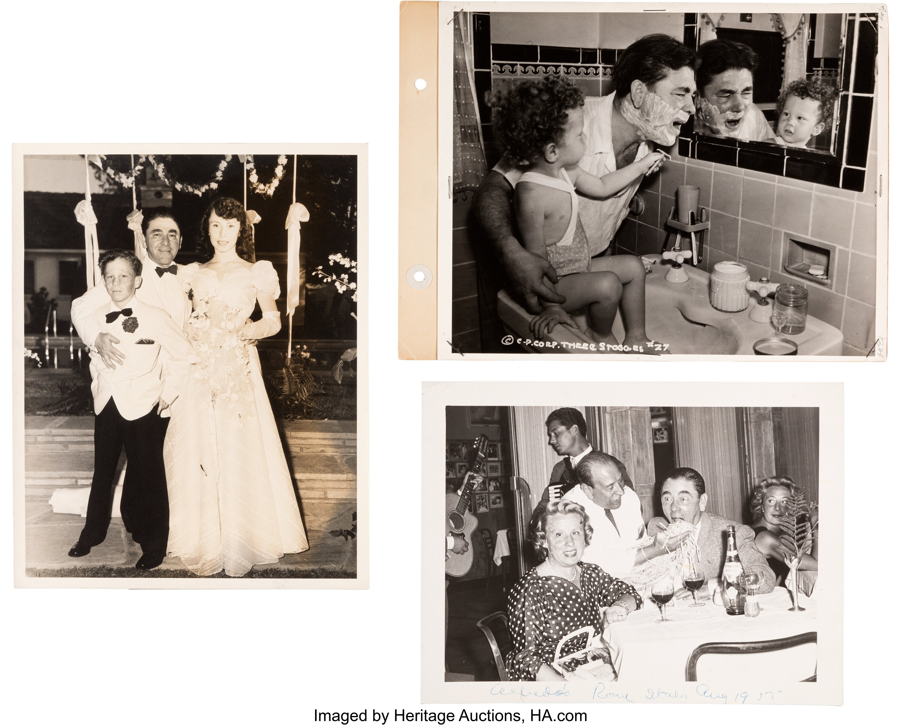 Moe Howard (80+) Personal Photographs including His Daughter's | Lot ...