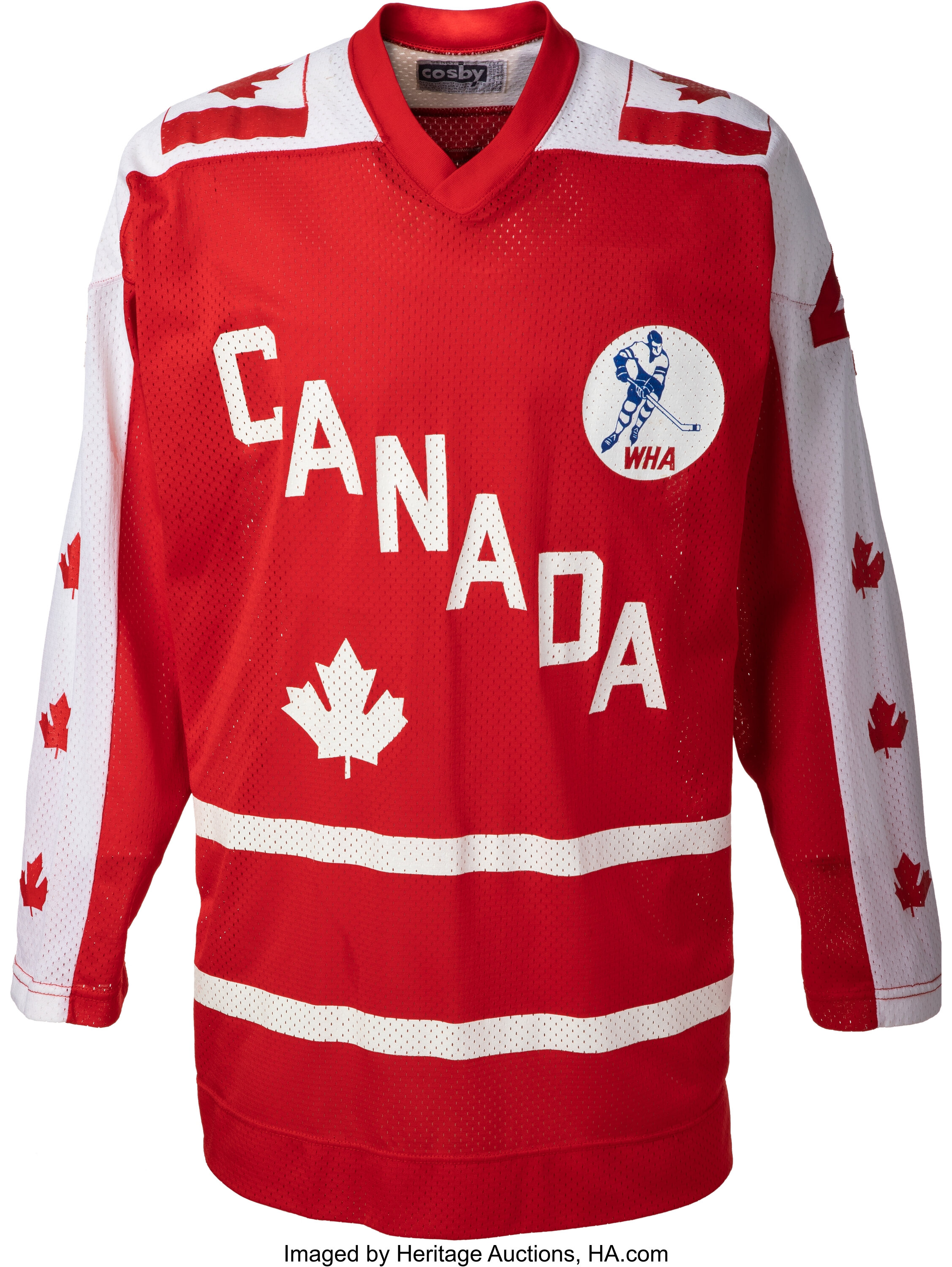 1976 Lars Erik Sjoberg WHA All-Star Game Worn Team Canada | Lot #81265 ...