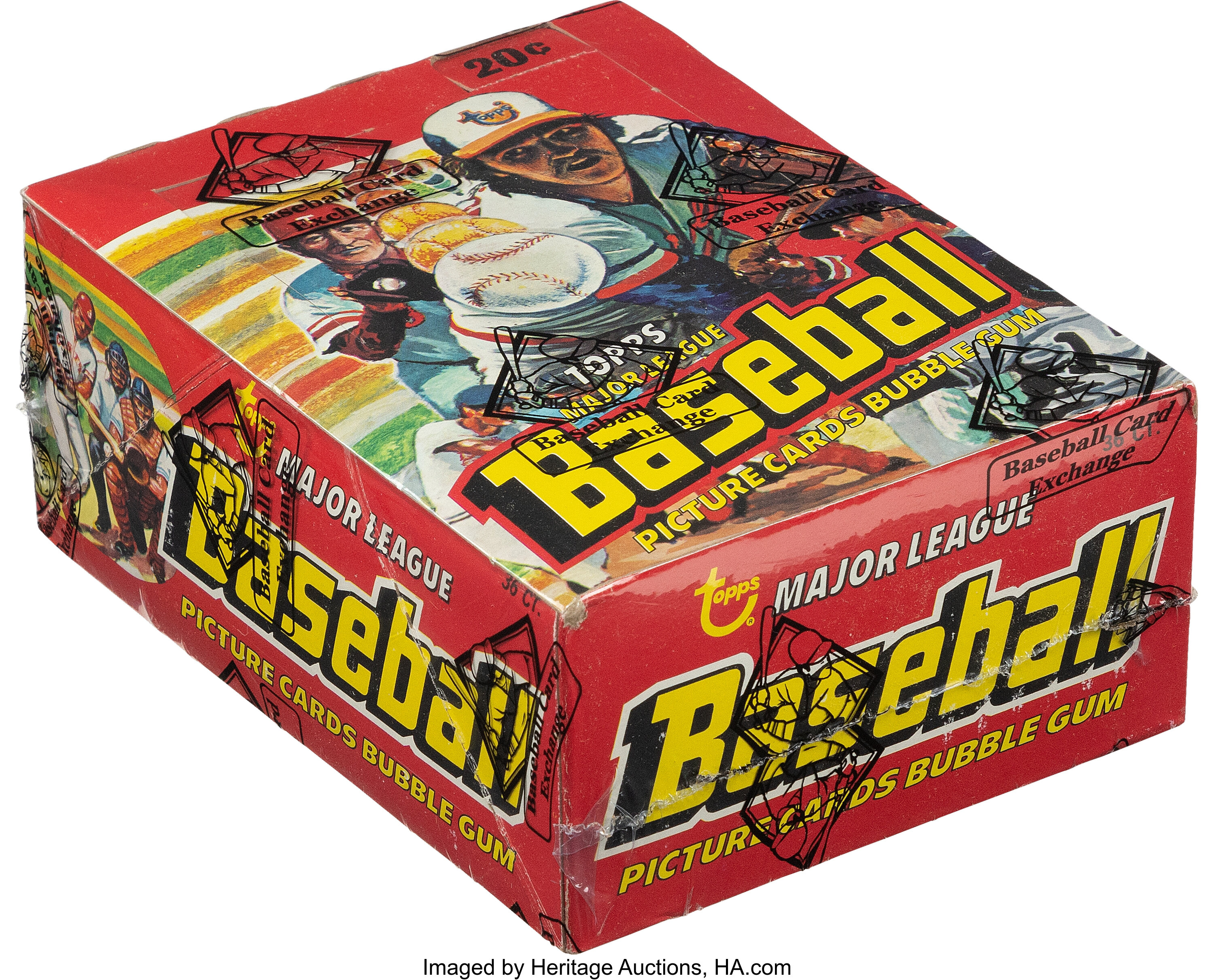 1978 Topps Baseball Wax Box With 36 Unopened Packs - Eddie Murray ...
