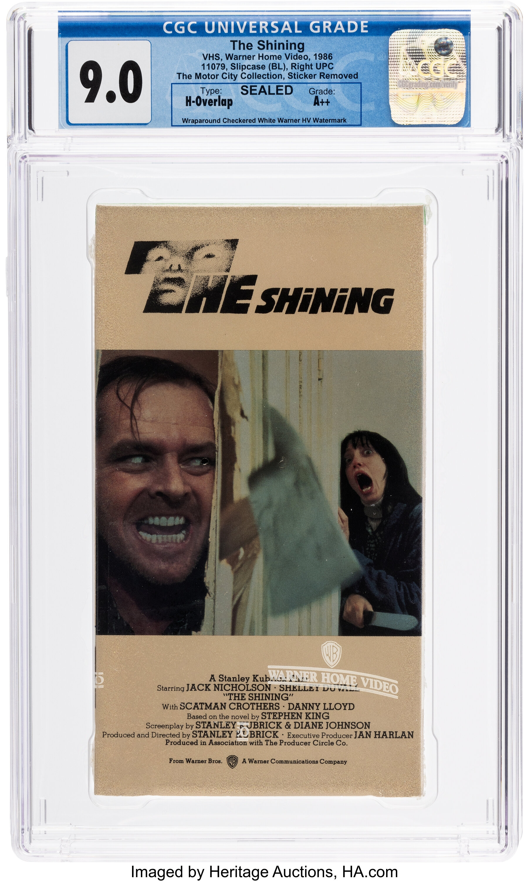 The Shining (The Motor City Collection) VHS 1986 - CGC Home Video | Lot ...
