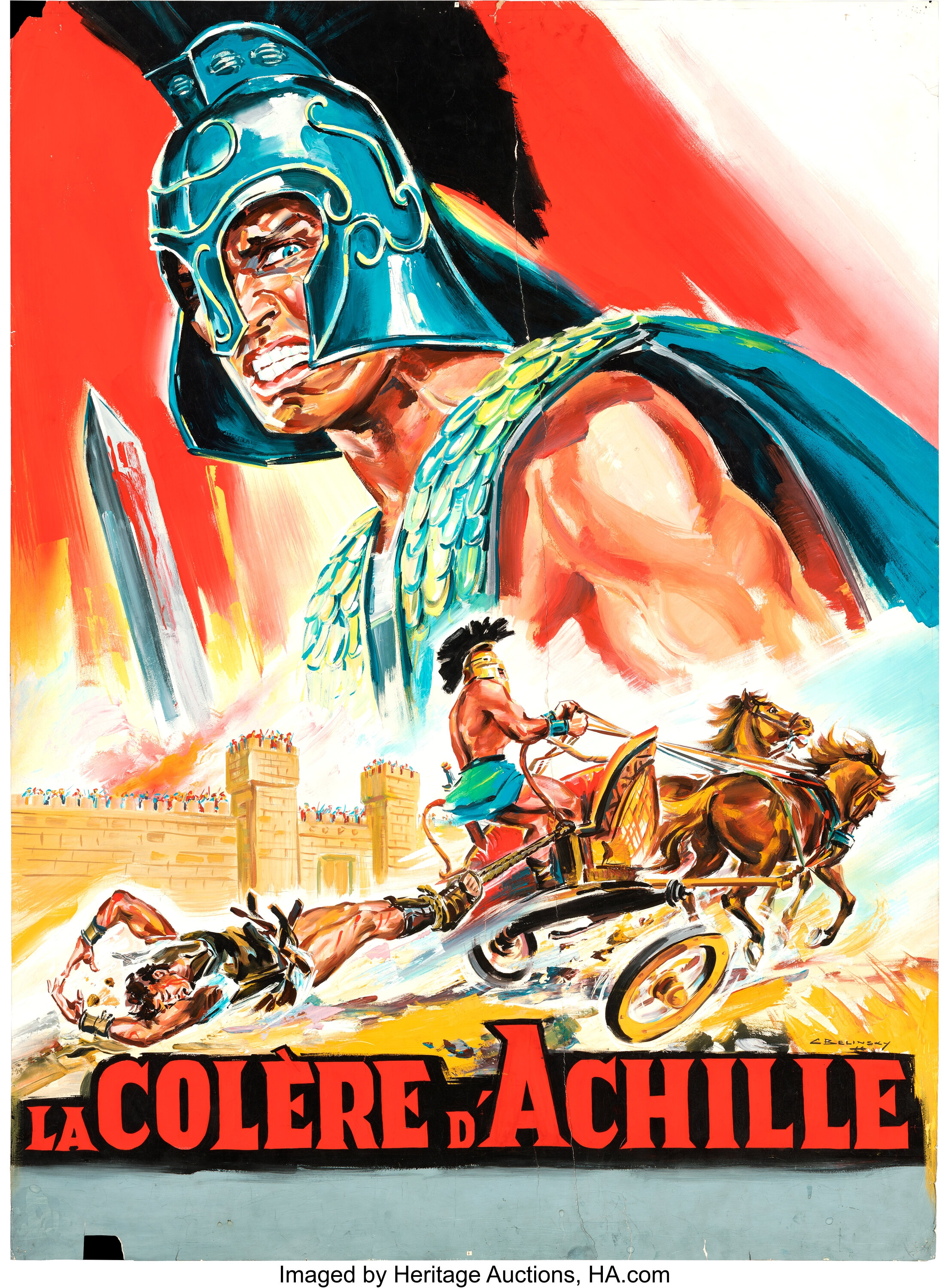 Fury of Achilles by Constantin Belinsky (Adria Filmverleih, 1963 ...