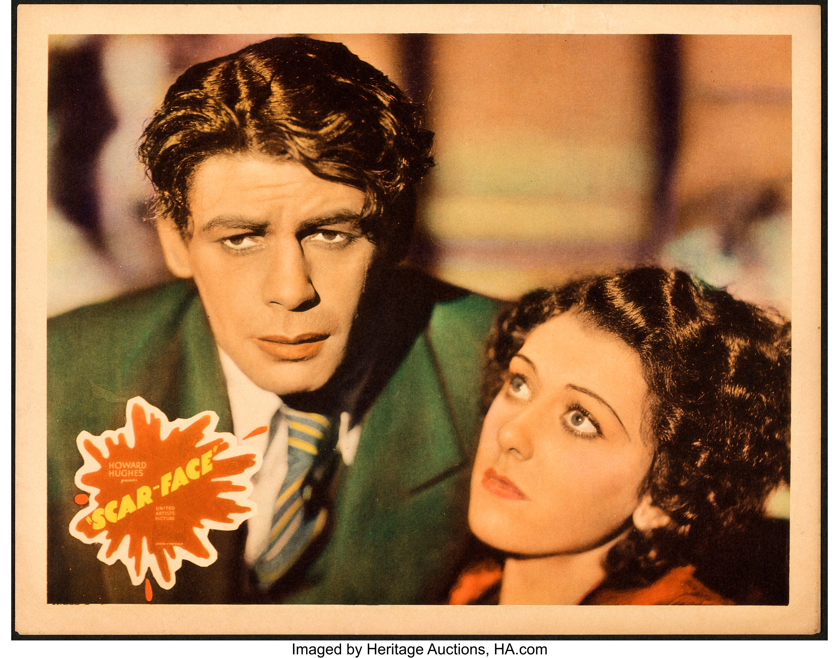 Scarface (United Artists, 1932). Very Fine+. Lobby Card (11" X | Lot ...