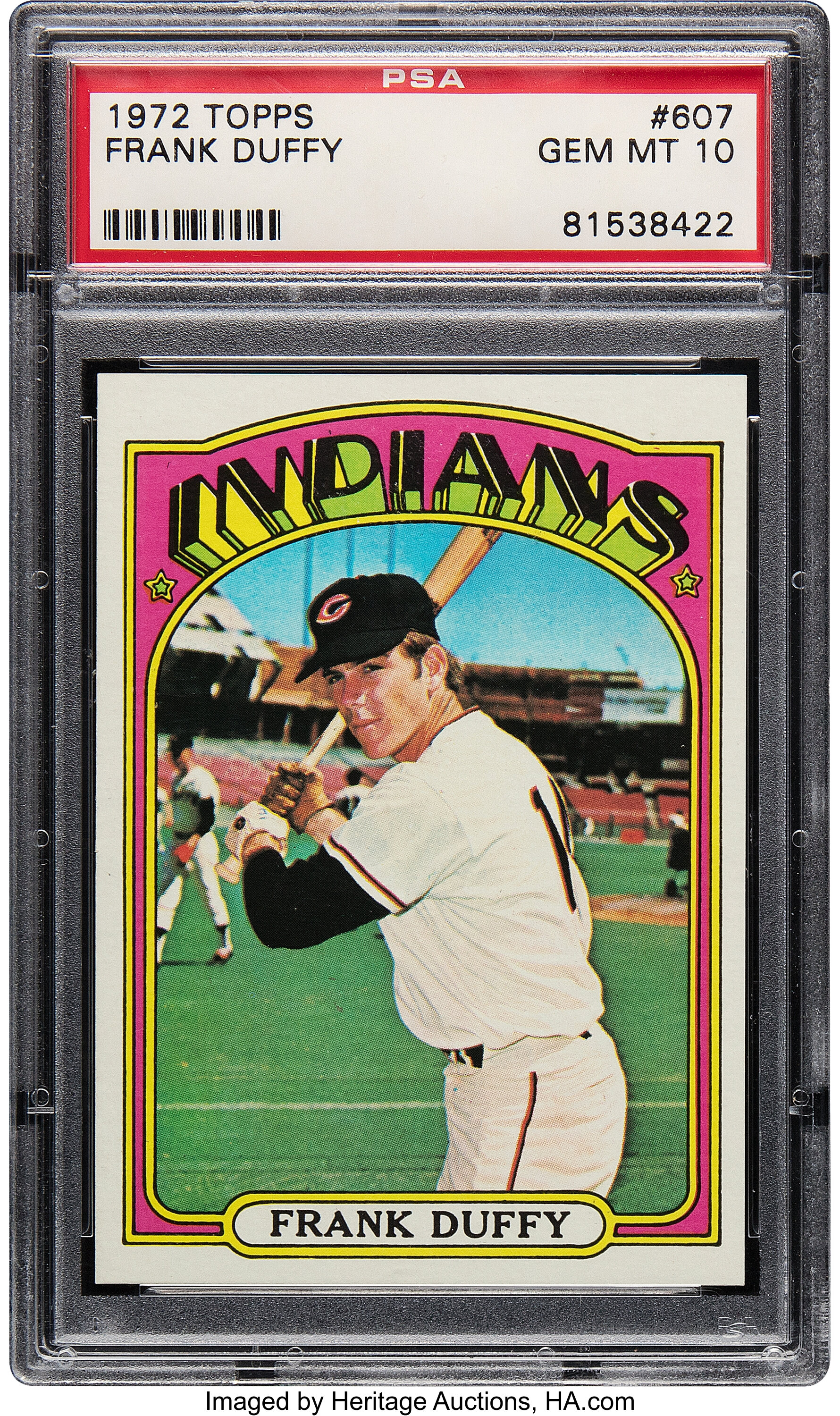 1972 Topps Frank Duffy #607 PSA Gem Mint 10.... Baseball Cards | Lot ...