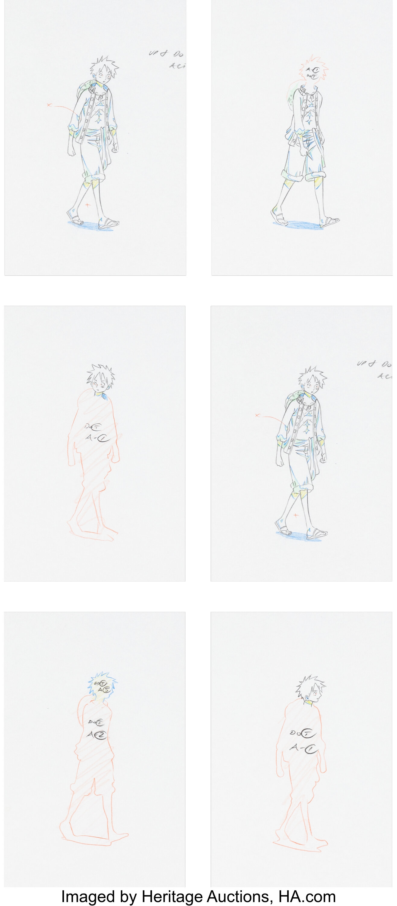 One Piece Episode 794 Monkey D. Luffy Animation Drawing Sequence of ...