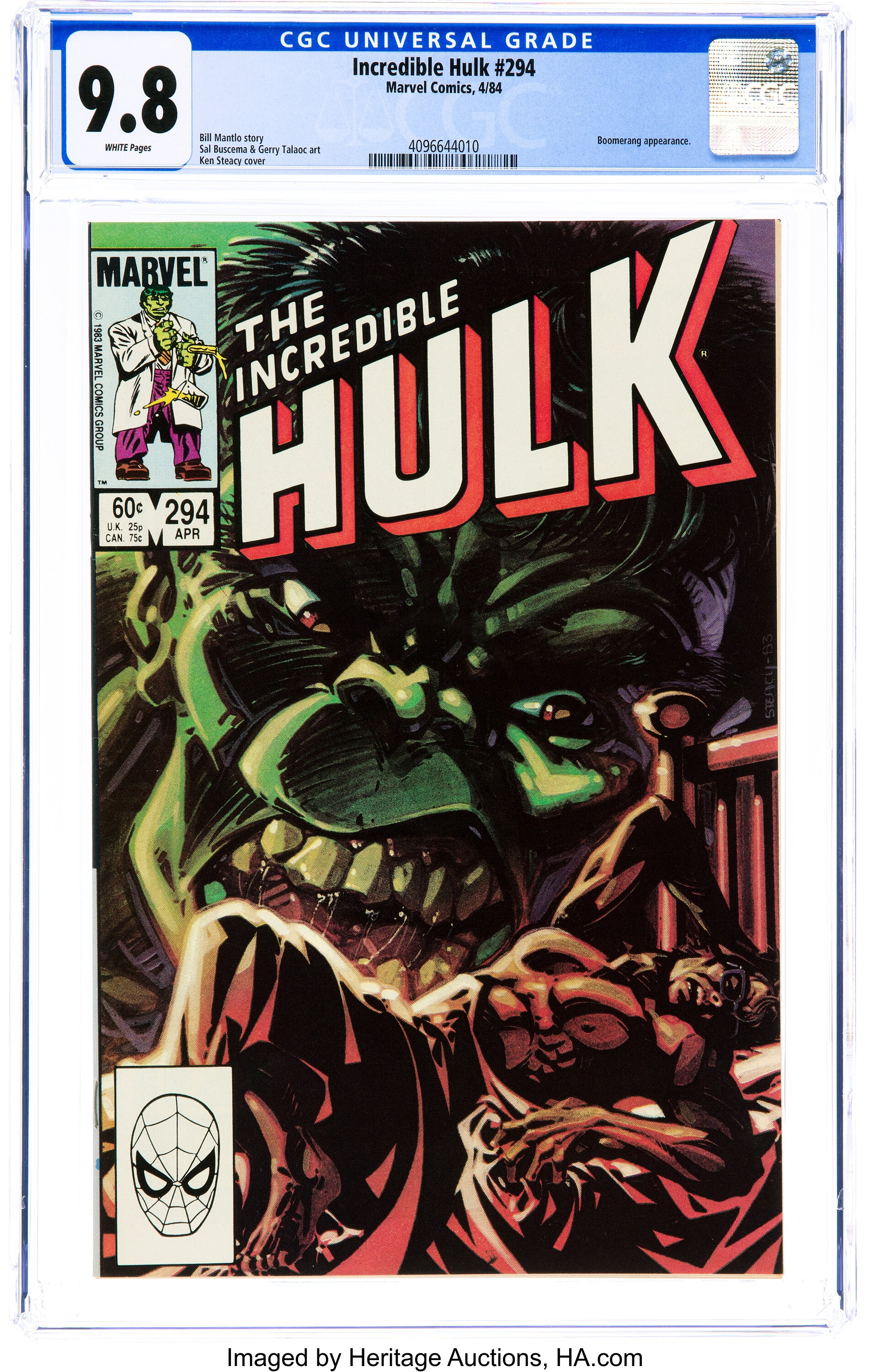 How Much Is The Incredible Hulk #294 Worth? Browse Comic Prices ...