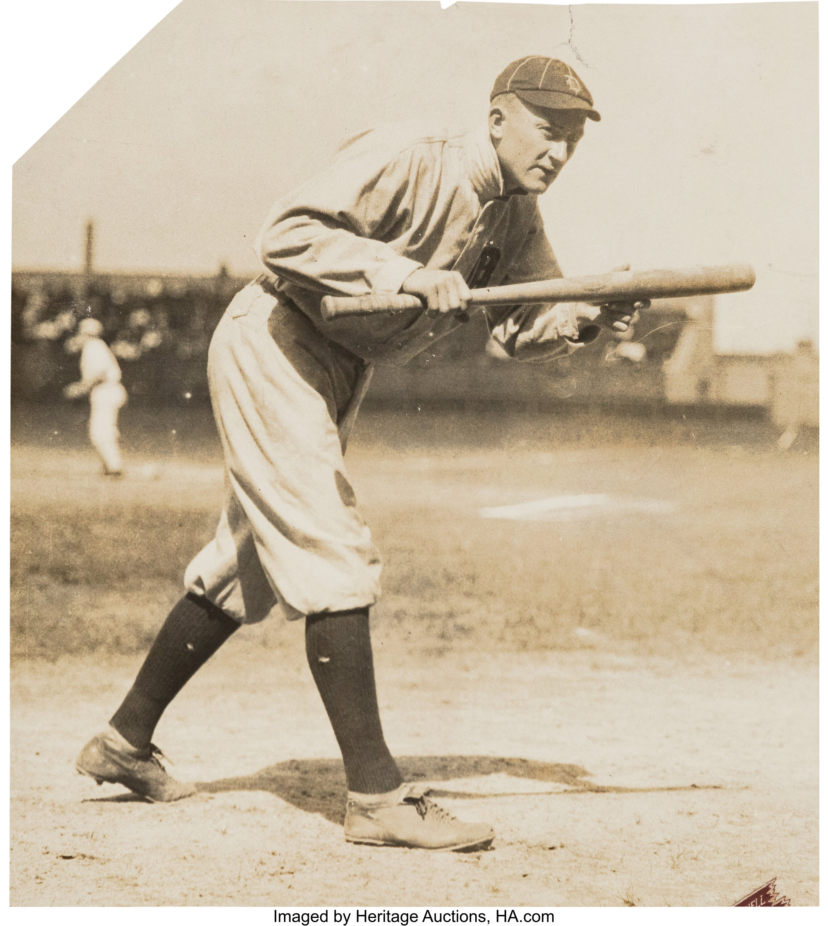 1912 Ty Cobb Original Oversized Photograph by Burke & Atwell, | Lot ...