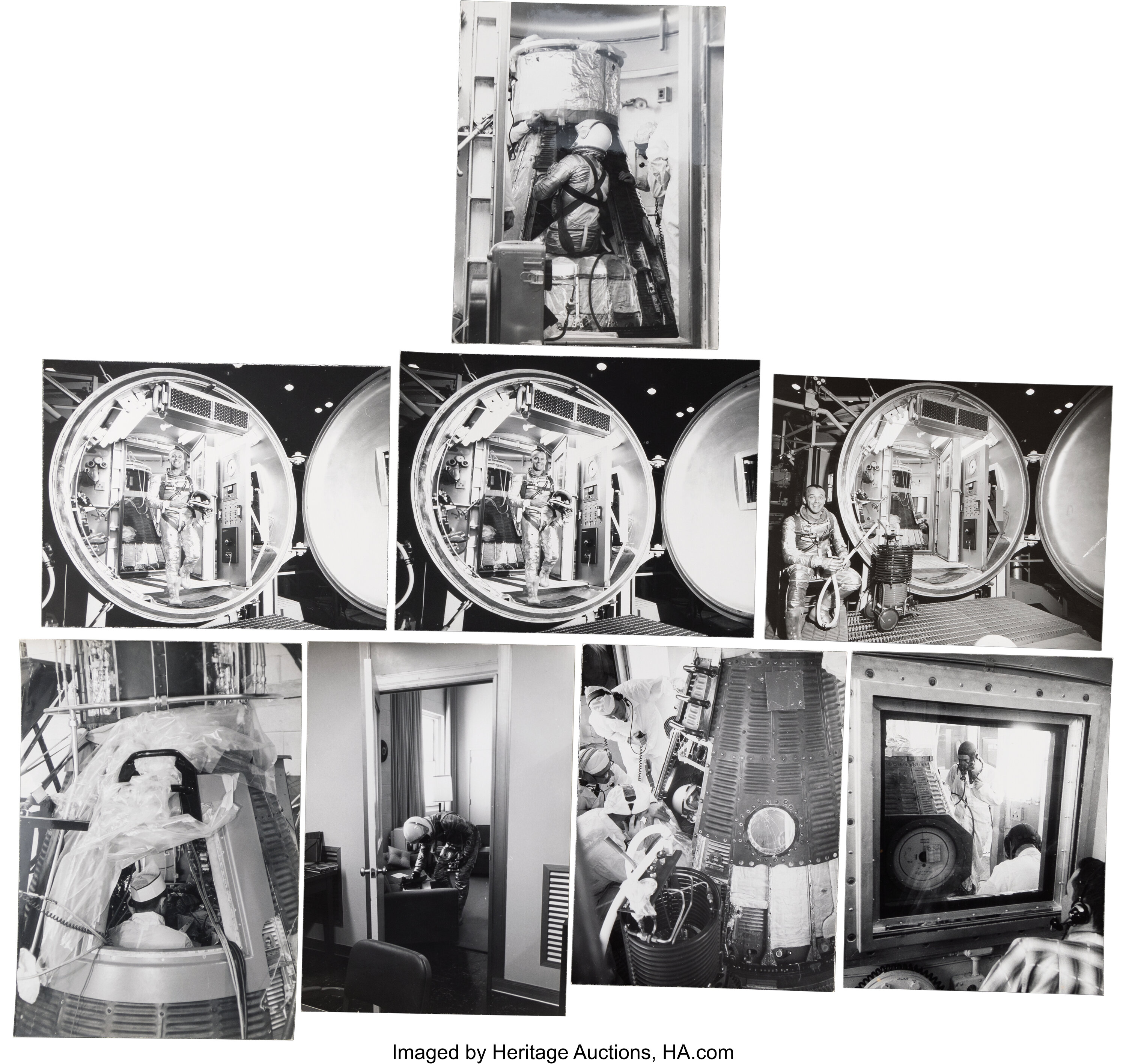 Mercury-Redstone 3 (Freedom 7): Eight Vintage Glossy Finish Photos ...
