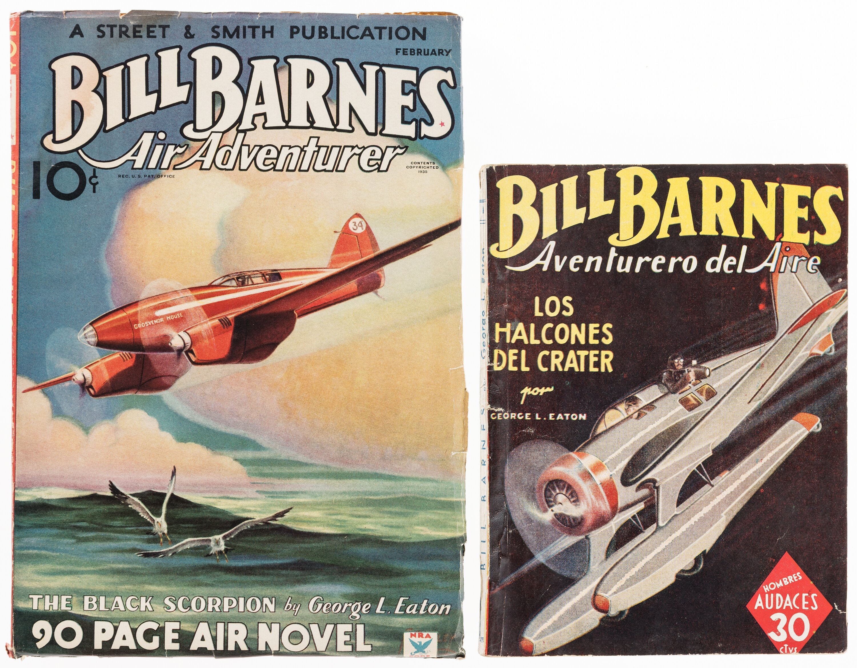 Bill Barnes Group of 2 (Street & Smith, 1935-38) Condition: Average ...