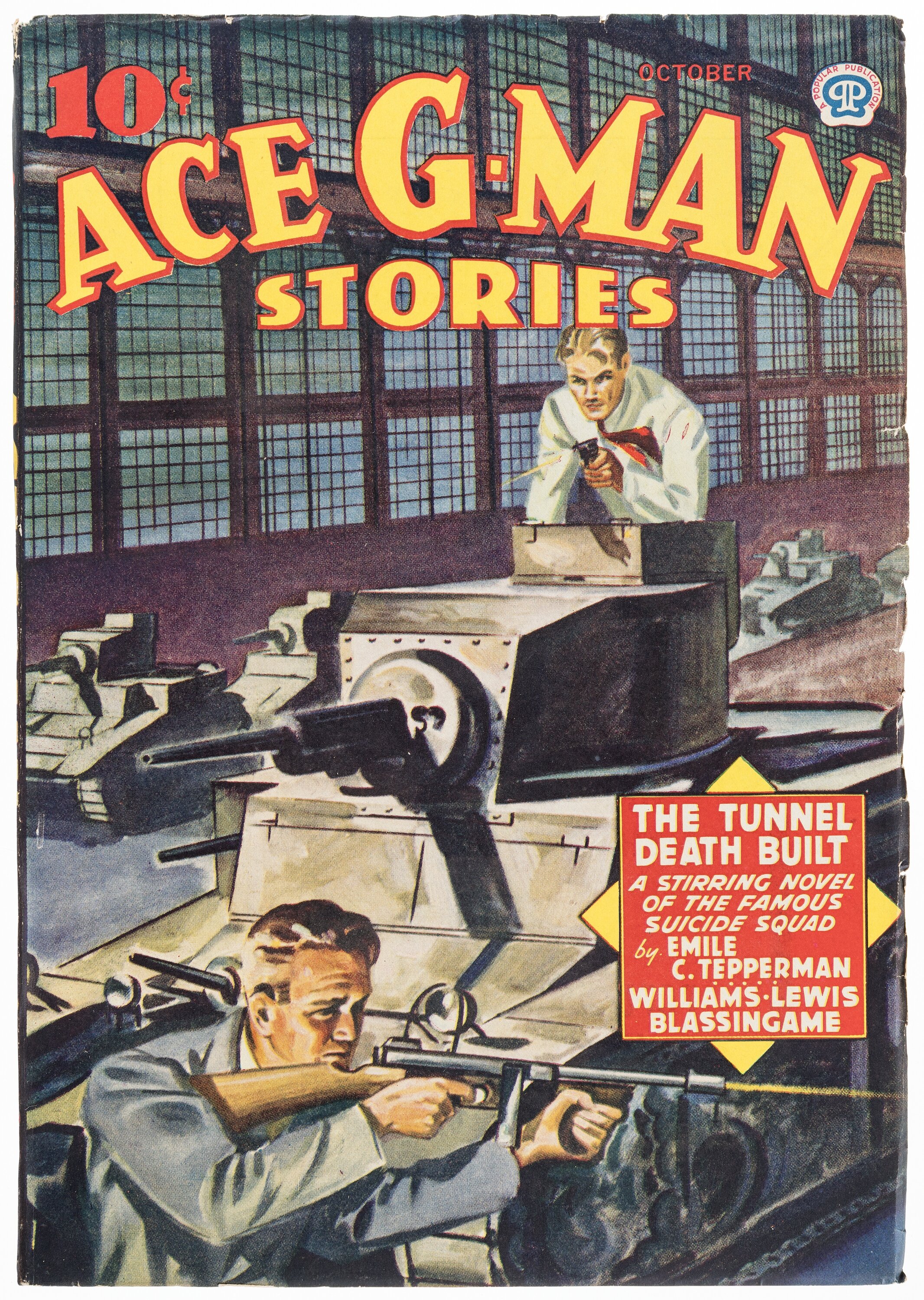 Ace G-Man Stories - October 1941 File Copy (Popular) Condition: | Lot ...