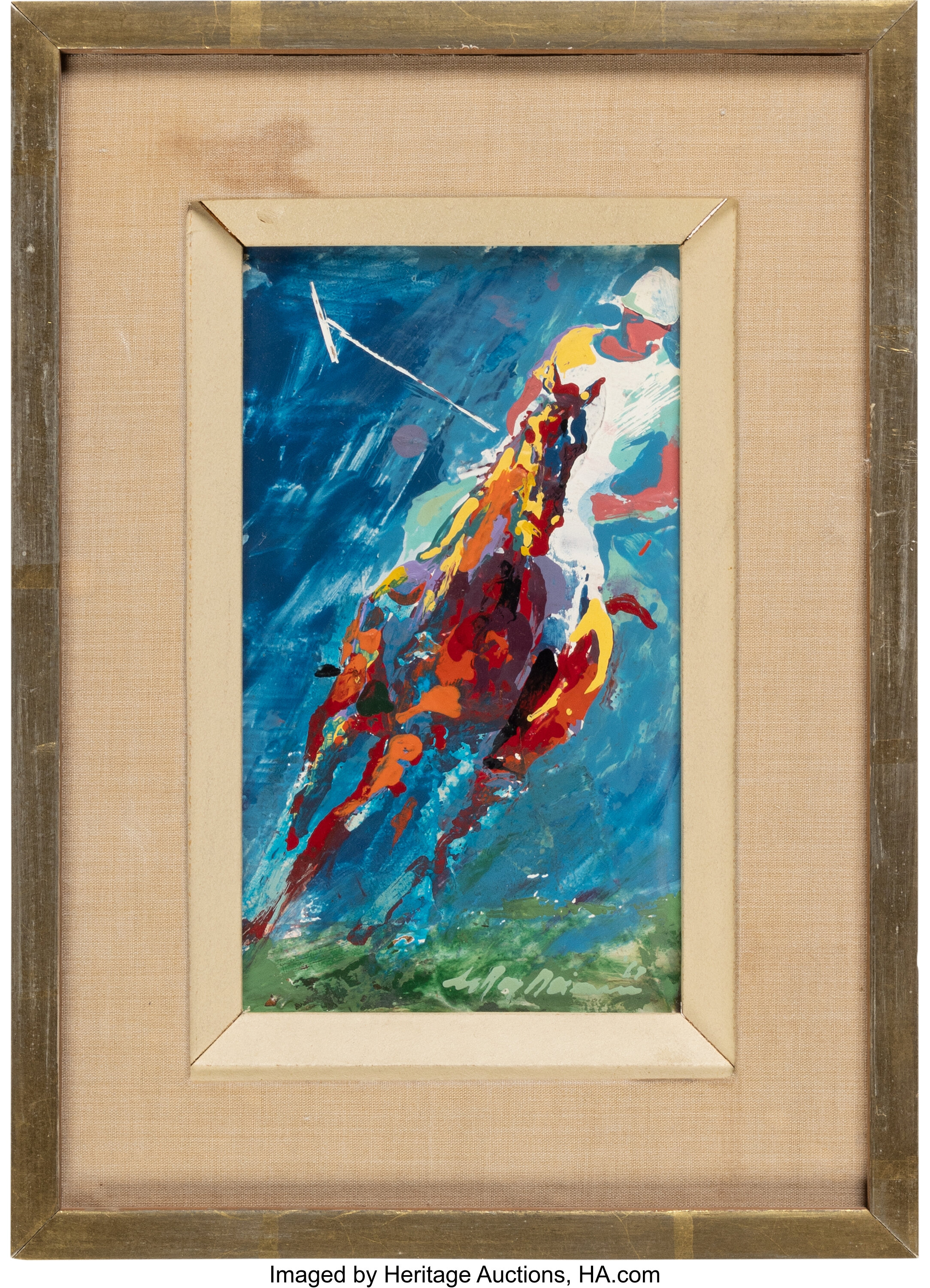 1969 Polo Scene (Mallot Raised) Original Artwork by LeRoy | Lot #81287 ...
