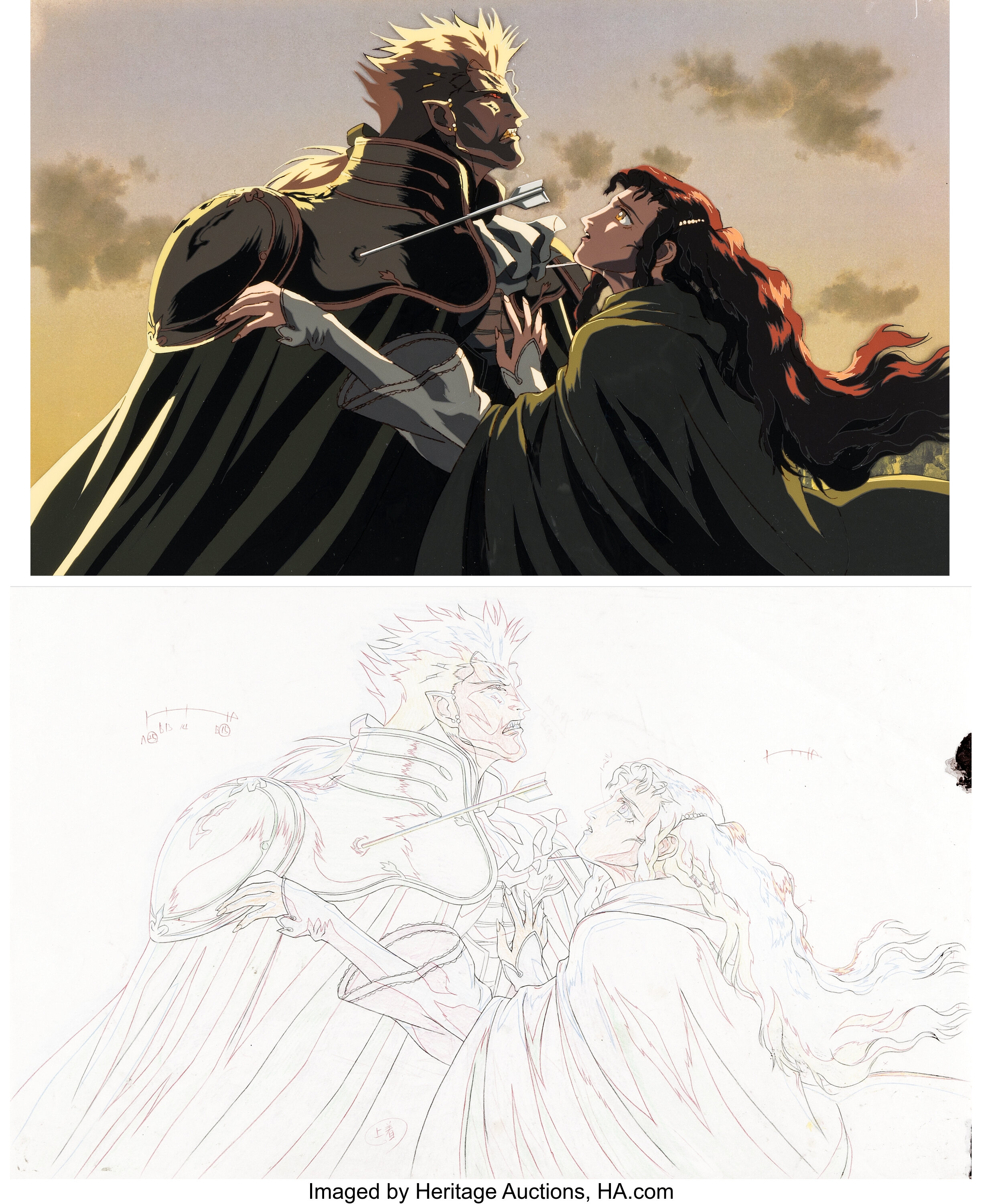 Vampire Hunter D: Bloodlust Meier Link and Charlotte Elbourne | Lot ...